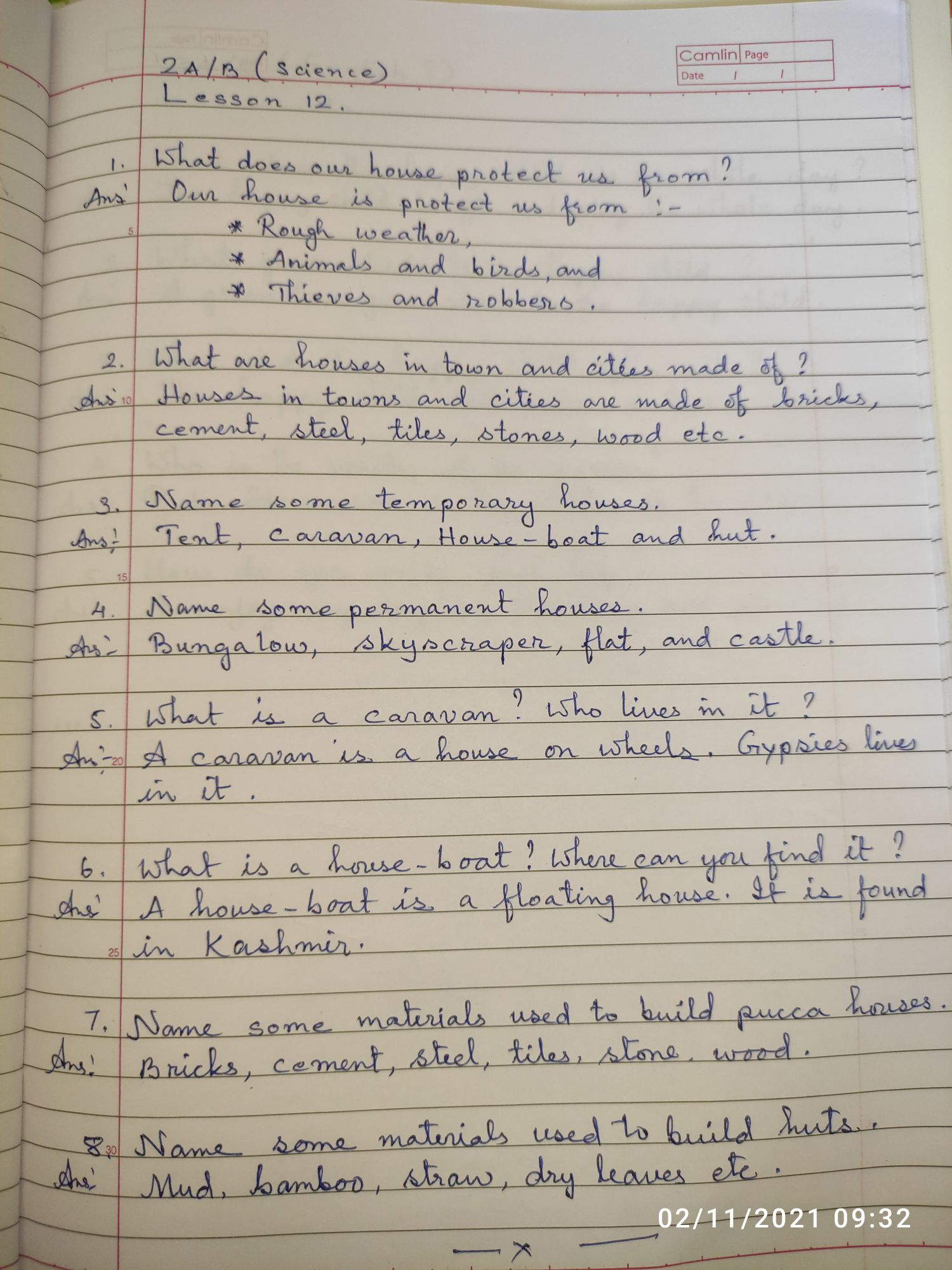 Lesson 12 - Science - Notes - Teachmint