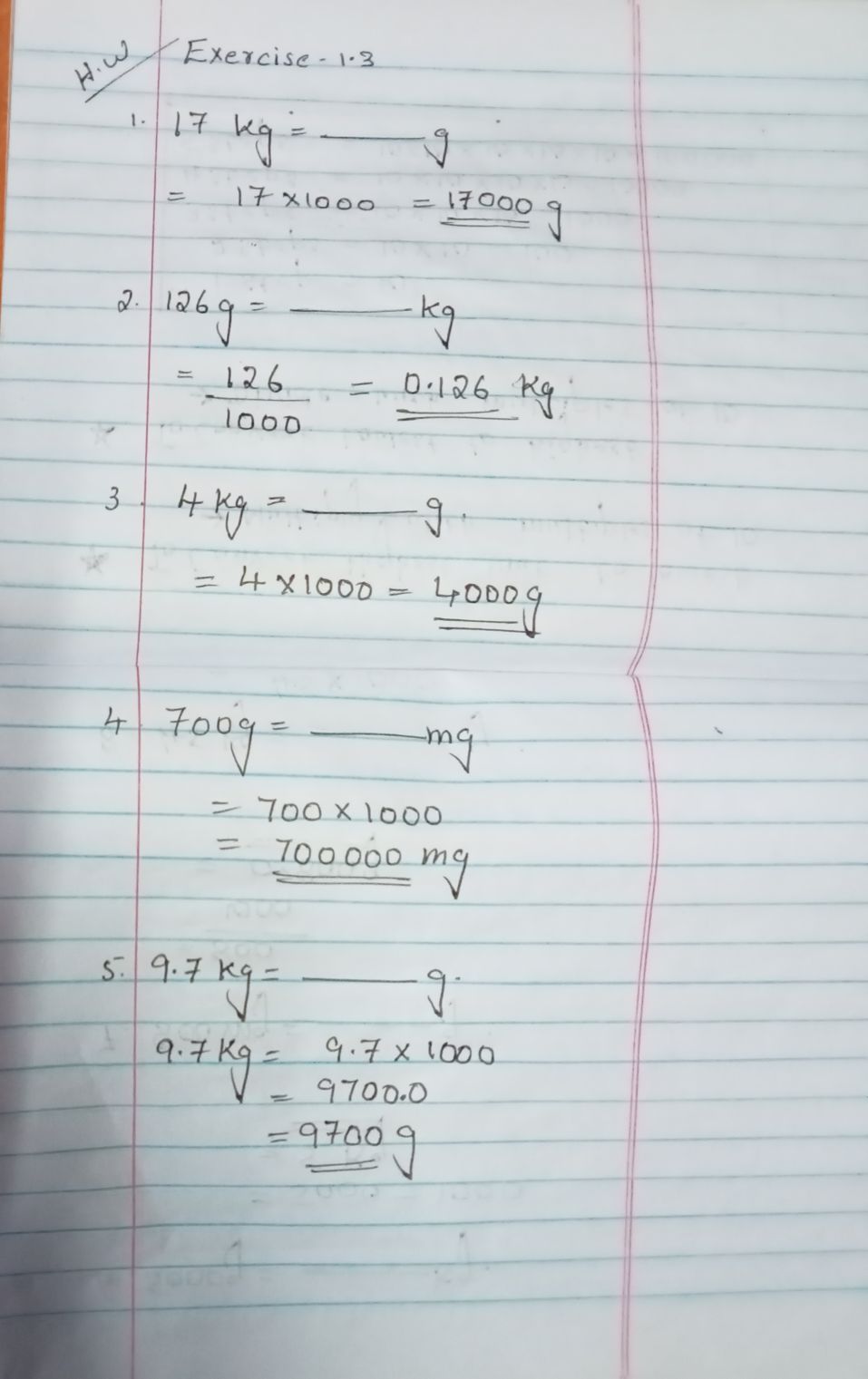 Maths Home Work - ENGLISH - Assignment - Teachmint