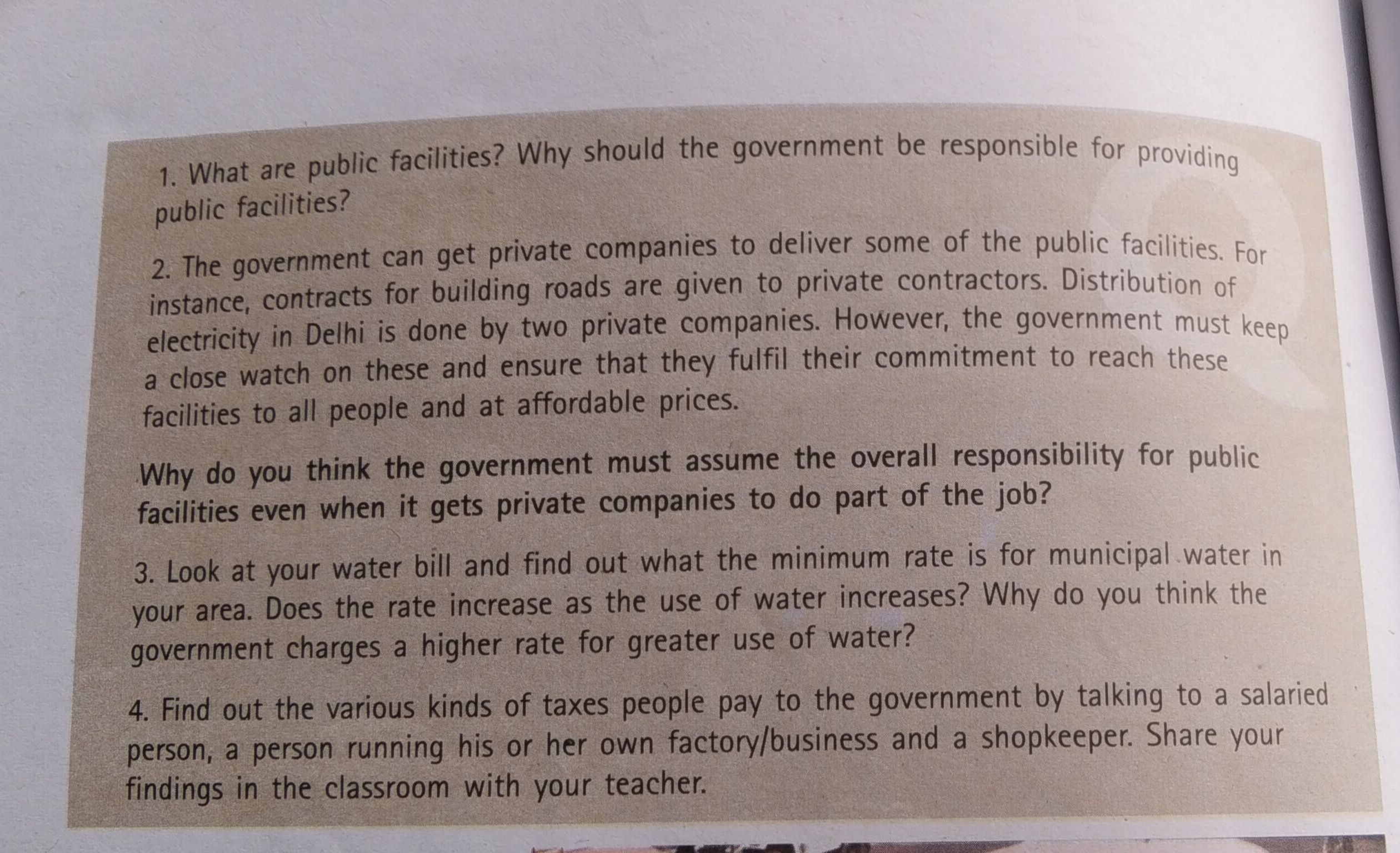 Civics - Social Science - Assignment - Teachmint