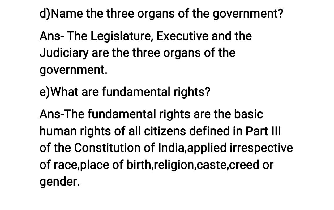 LESSON 25 NOTES - Civics - Assignment - Teachmint
