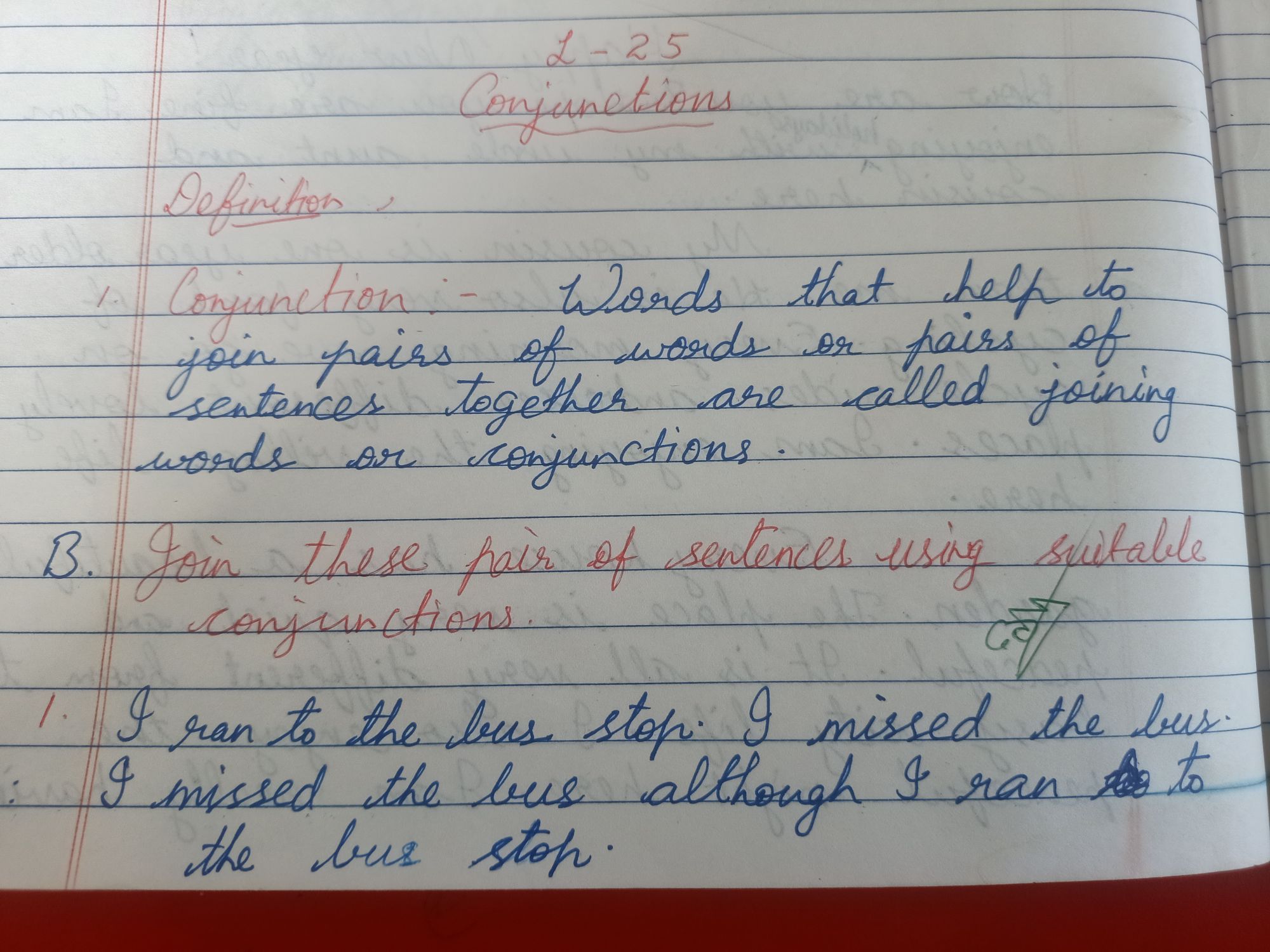 Notebook Work - English Course - Notes - Teachmint