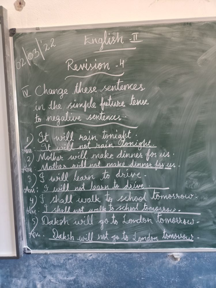 Revision-4 - English Course - Notes - Teachmint