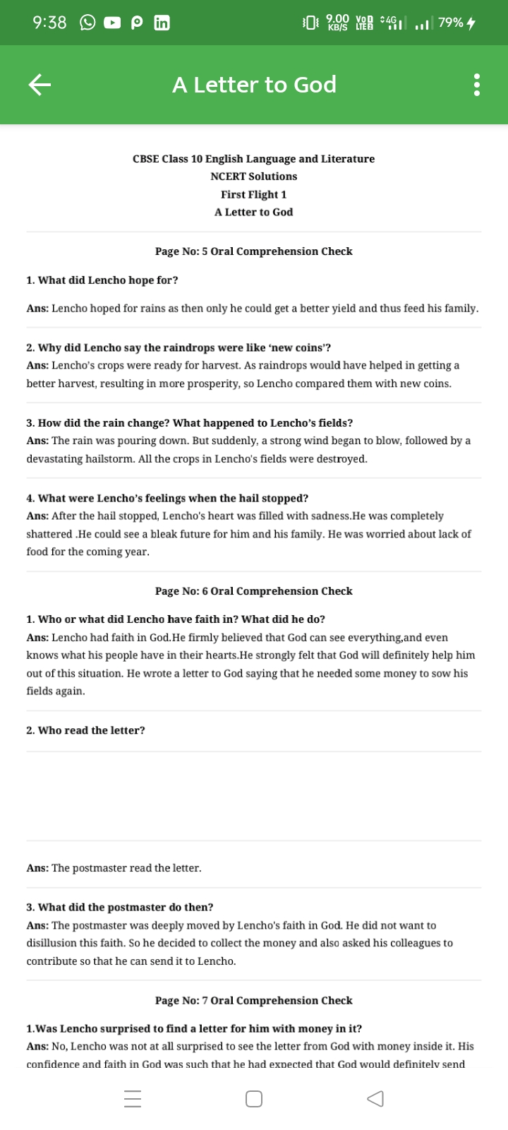 English First Lesson Economics Notes Teachmint