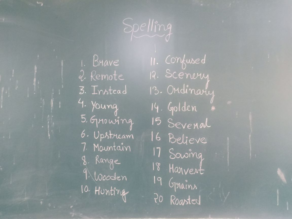 Spelling 22/12/21 (CW) - Spelling - Notes - Teachmint
