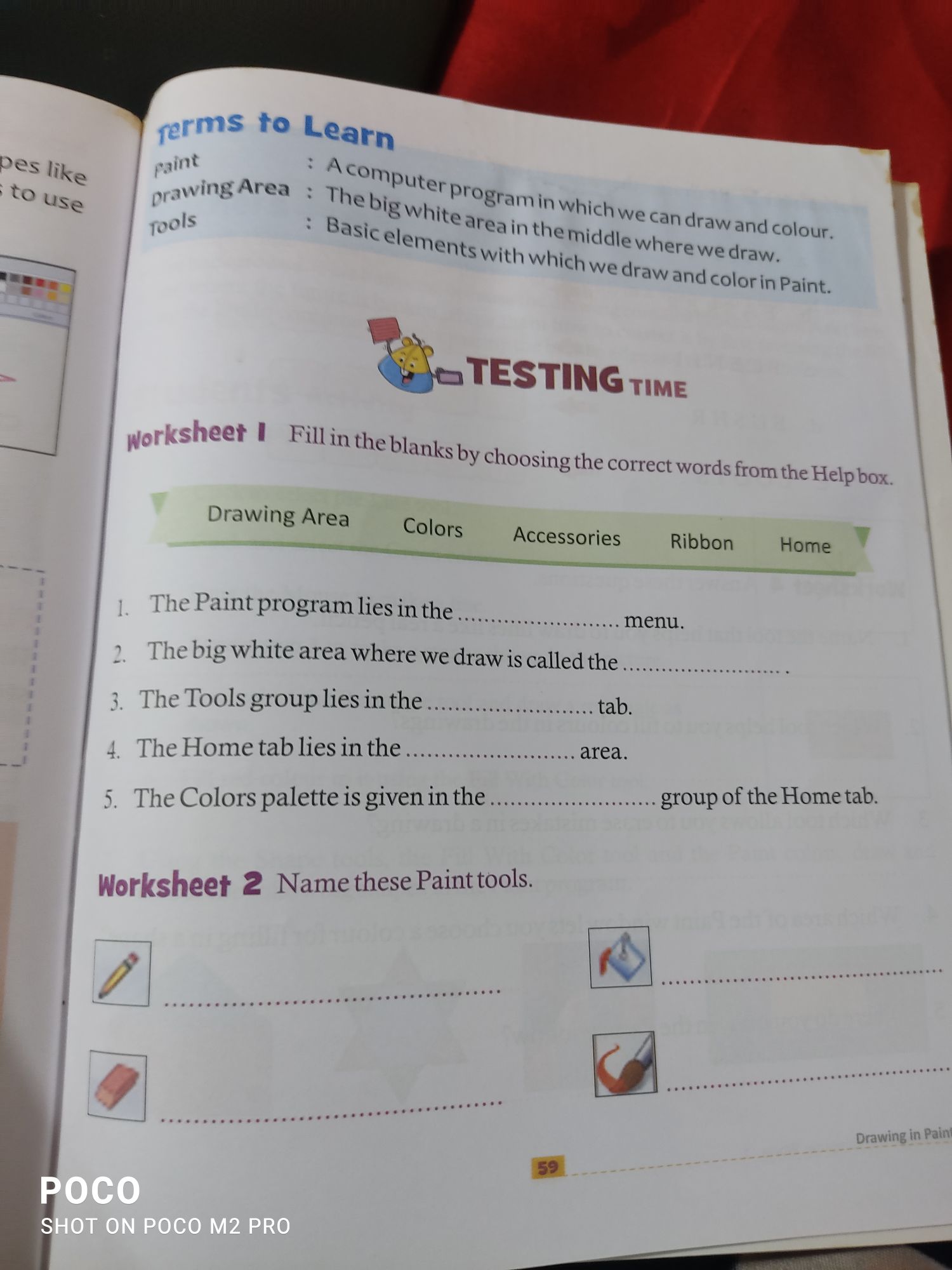 Drawing Paint - Computer - Assignment - Teachmint