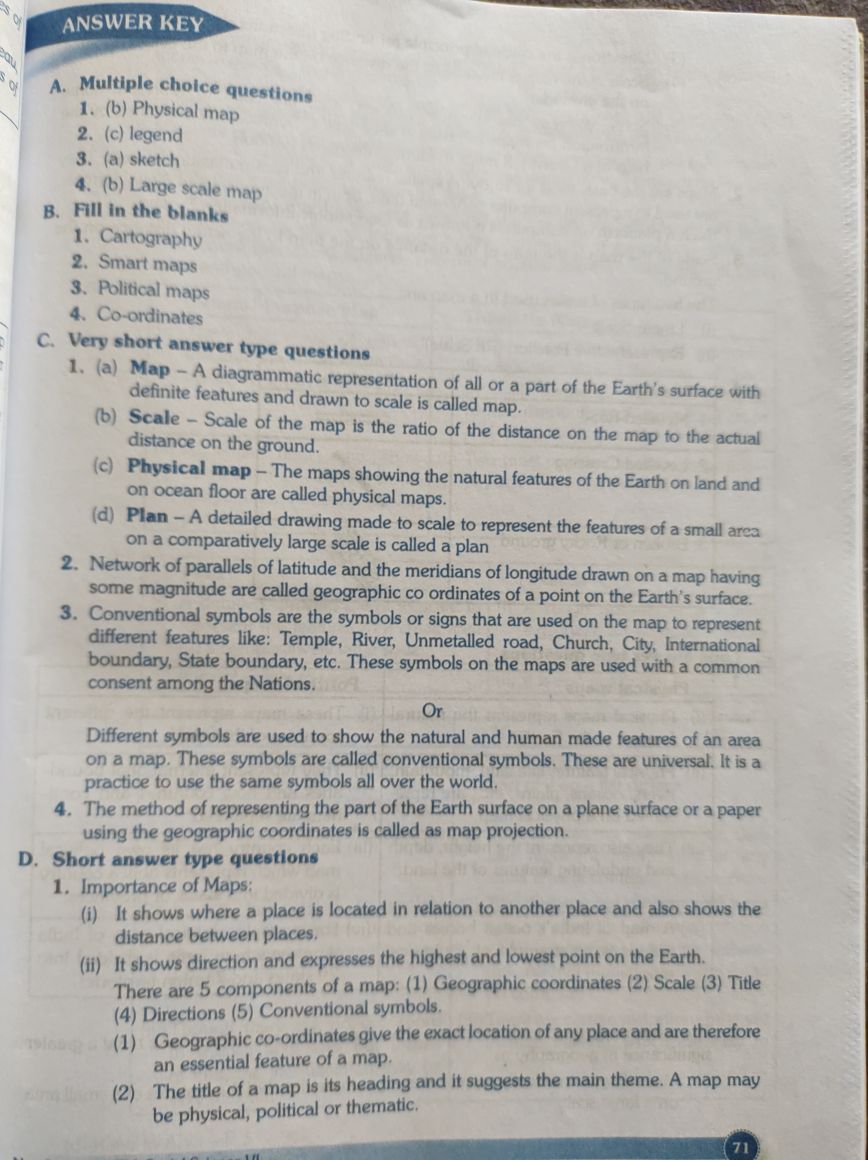 Chapter 4 Answer Key 1 - Kannada - Notes - Teachmint