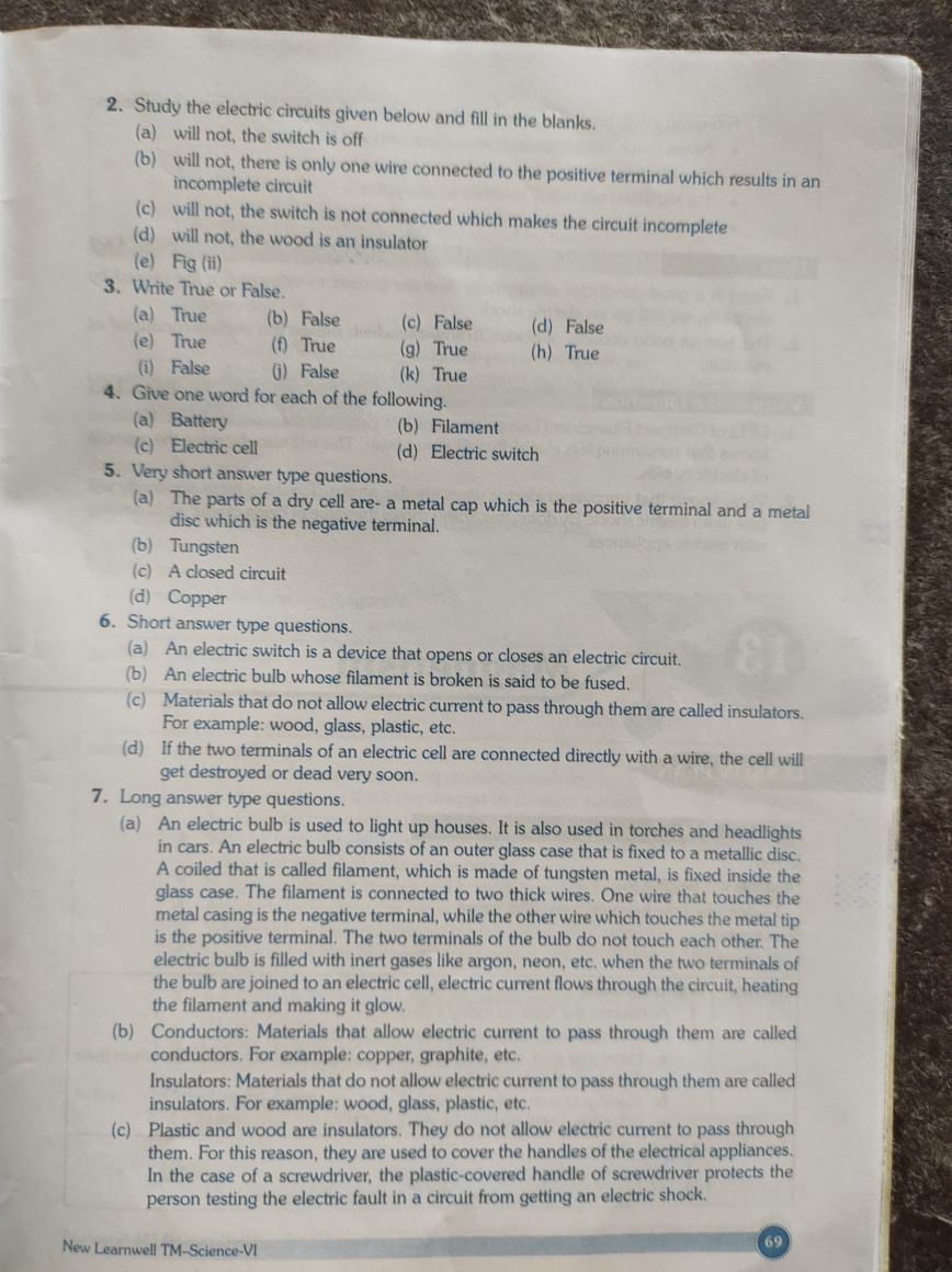 Chapter 12 Answer Key 2 - Kannada - Notes - Teachmint