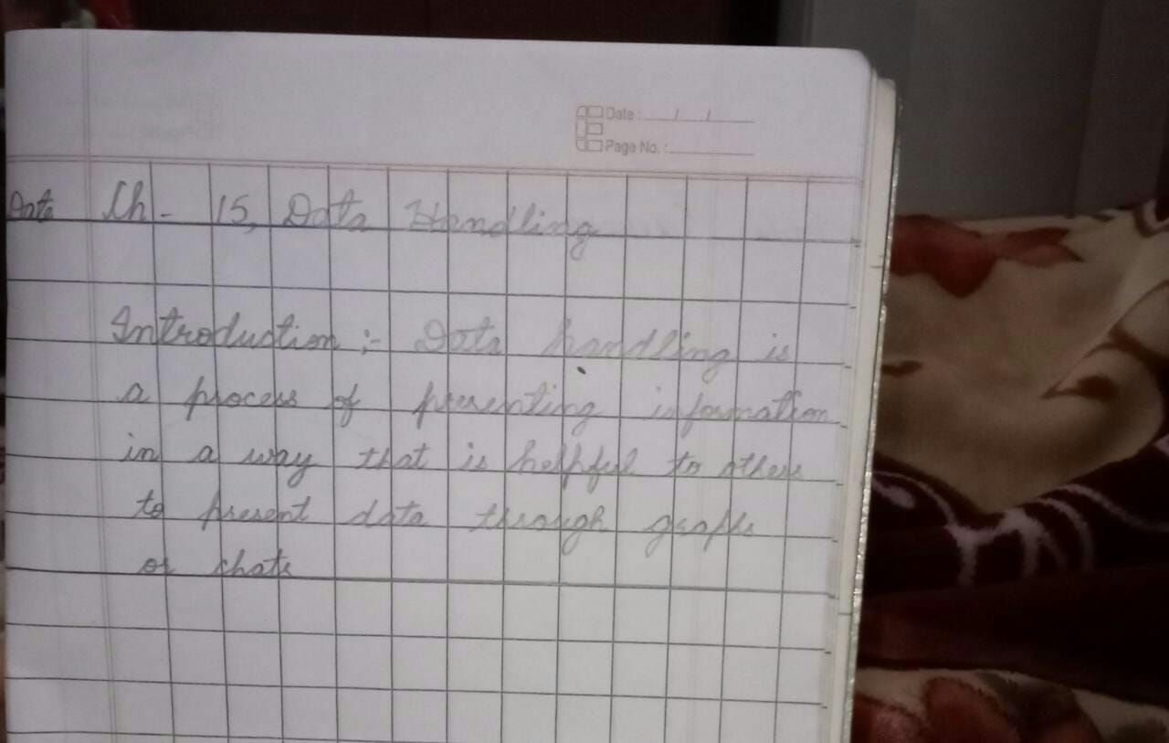 Chapter-15,Data Handling - Maths - Assignment - Teachmint