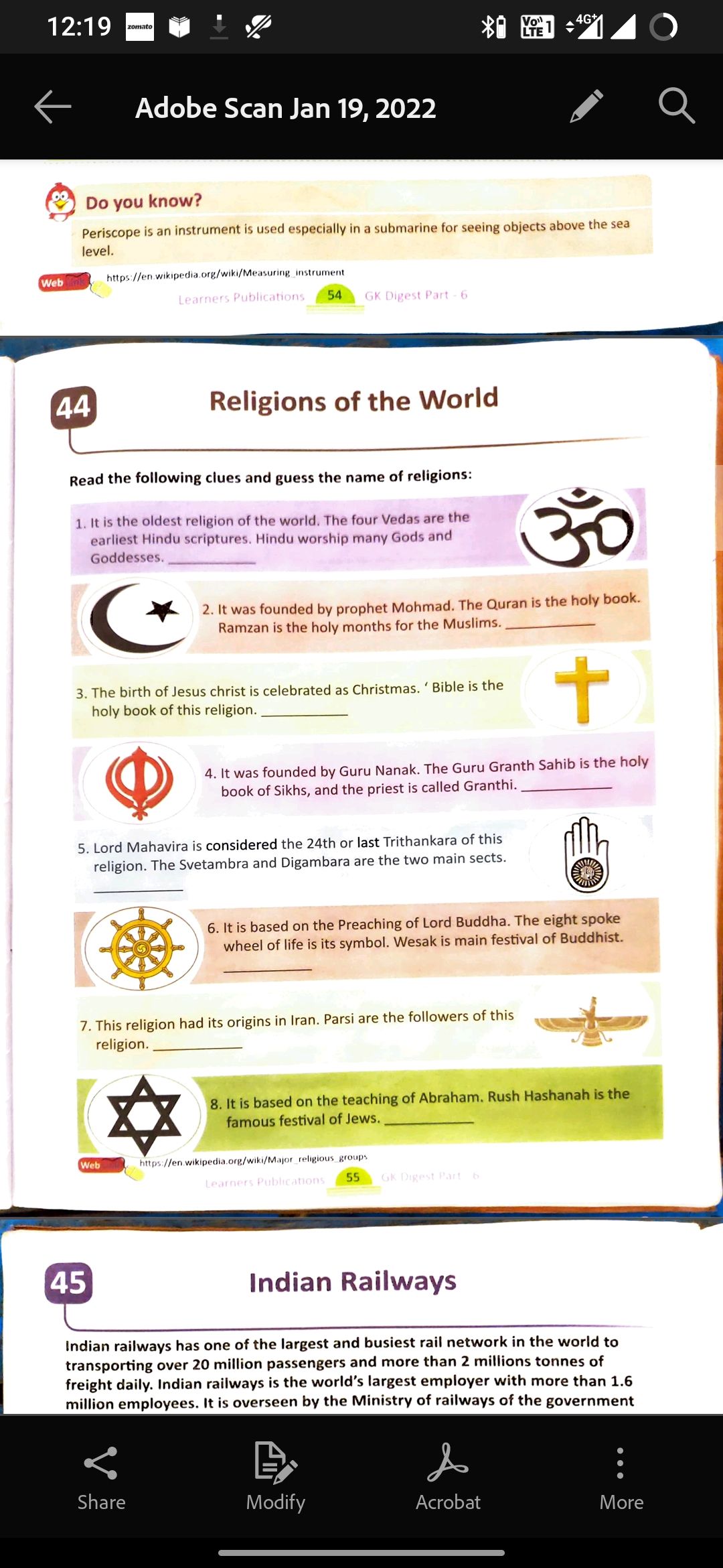 Chapter 44 Se Question Bna Ke Send Krna Hai Or Uska Answer Bhi Bnana Hai - General Knowledge ...