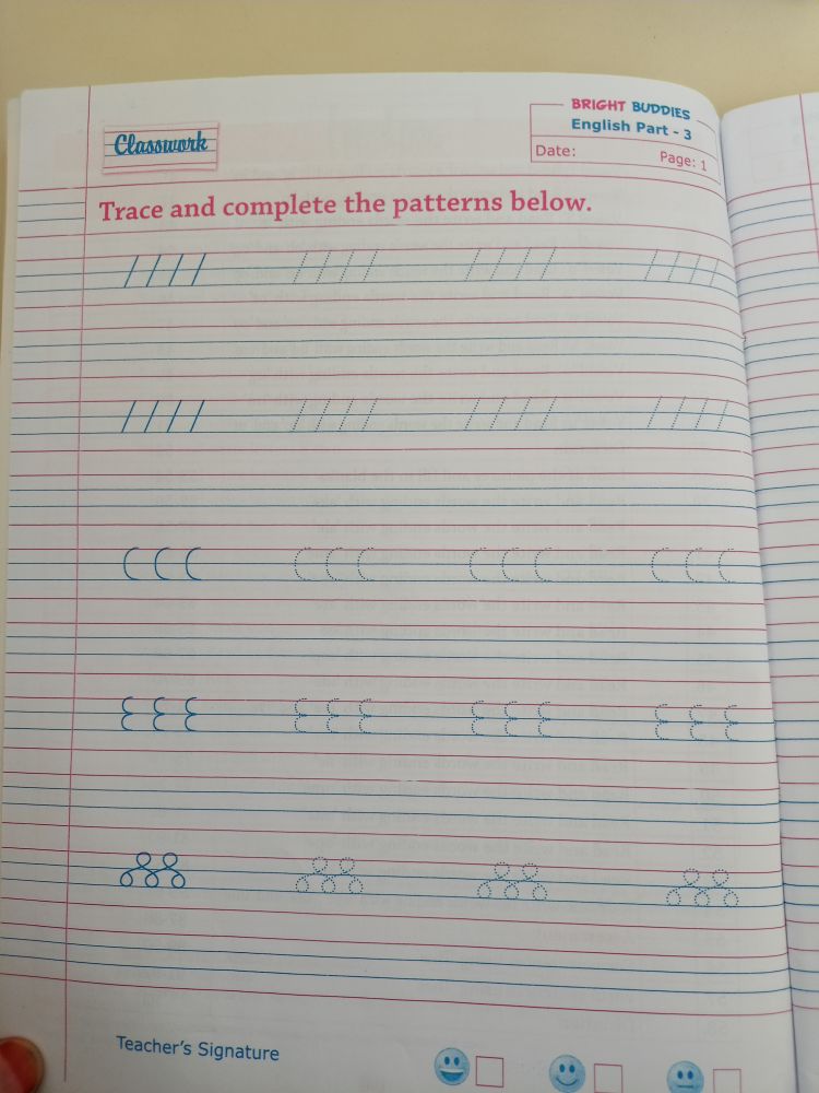 Basic Shapes For Cursive - English - Assignment - Teachmint