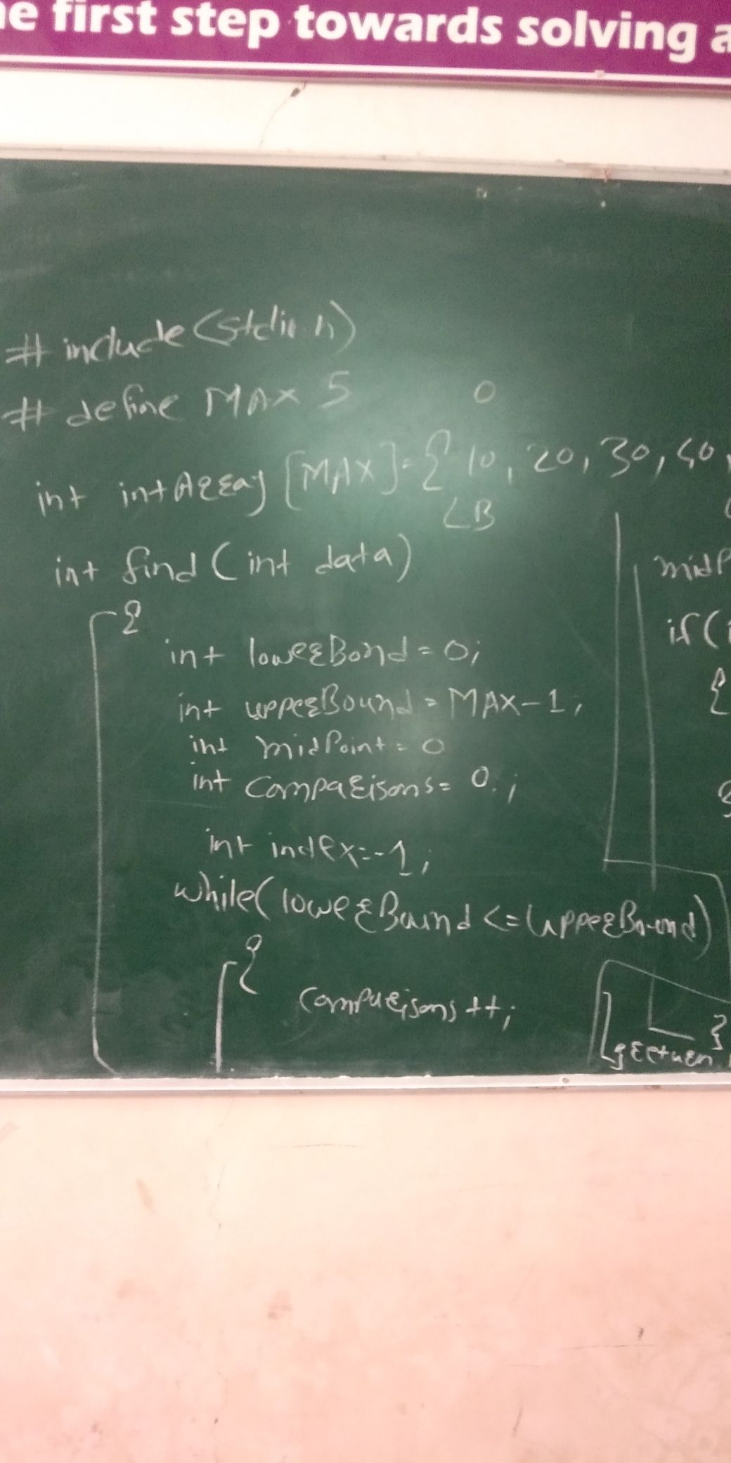 Binary Search Logic Data Structure Using C Notes Teachmint 2975