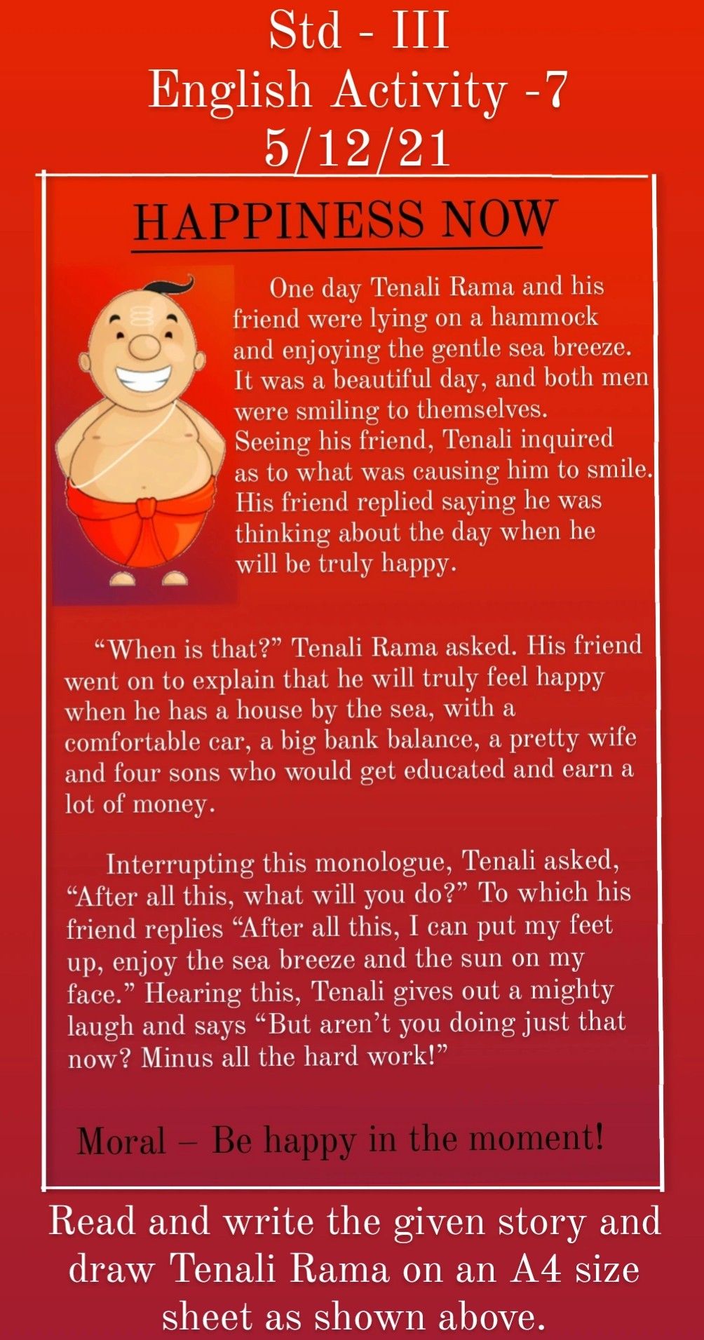 How Tenali Rama Became A Jester 7 English Assignment Teachmint how-tenali-rama-became-a-jester-7-english-assignment-teachmint