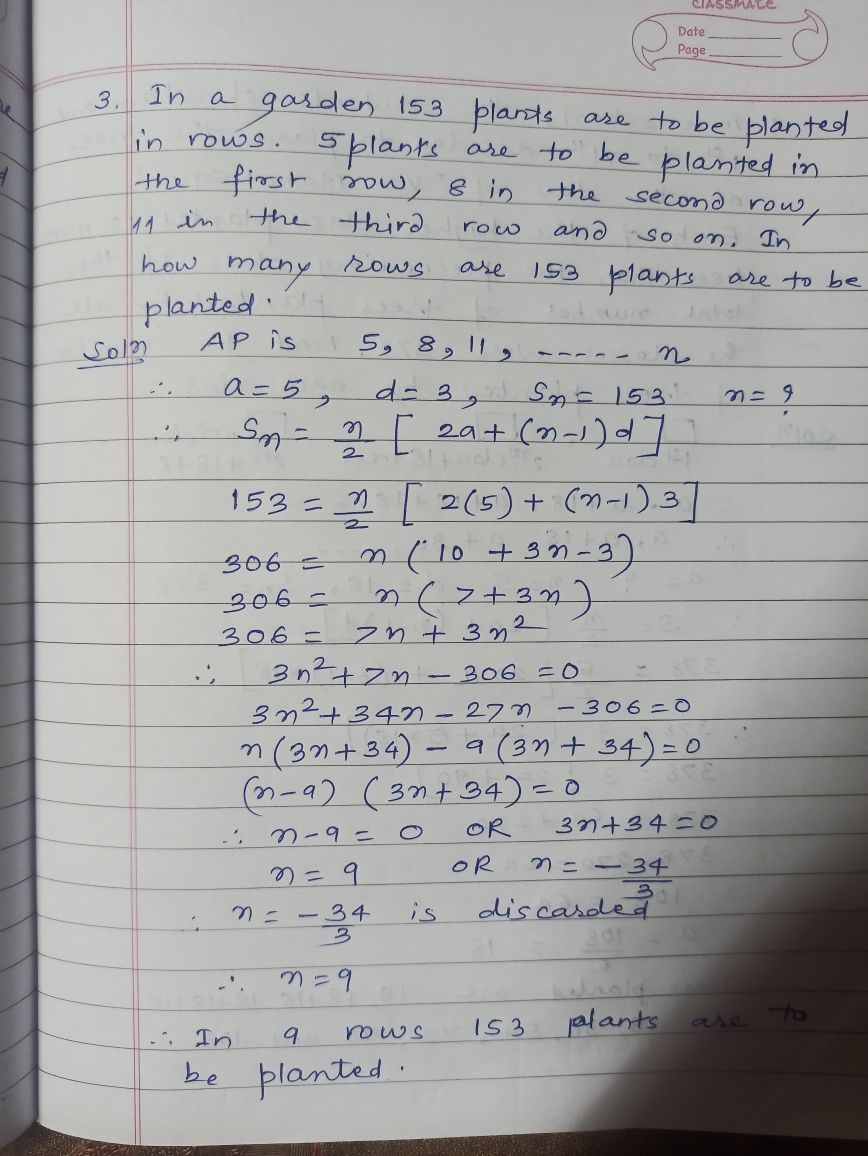 AP 29 - MATHS - Notes - Teachmint