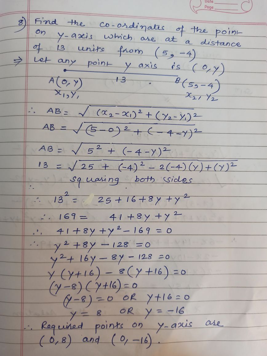CG 7 - MATHS - Notes - Teachmint