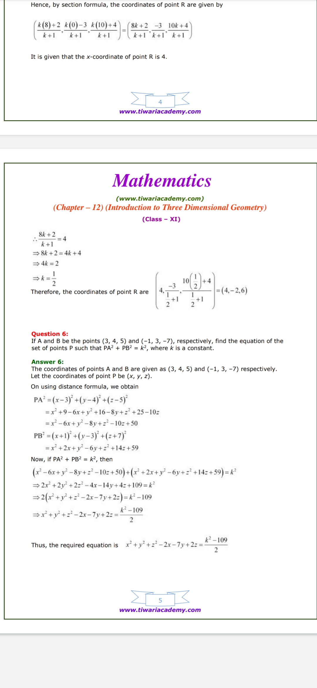 Q5 - Maths - Notes - Teachmint