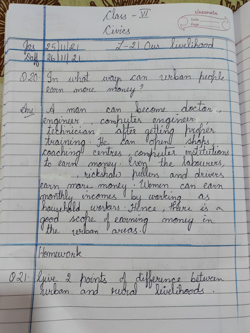 21 - Civics - Notes - Teachmint