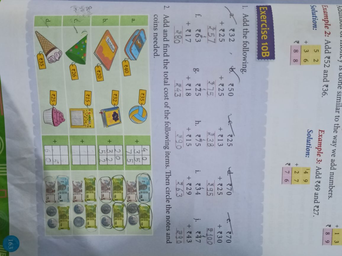 Chapter 10 (Money) - Maths - Assignment - Teachmint