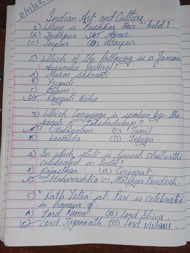 GK Notes - General Knowledge - Notes - Teachmint