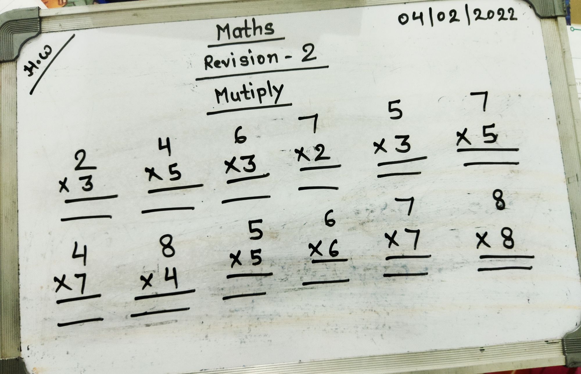 Multiplication - Maths - Assignment - Teachmint