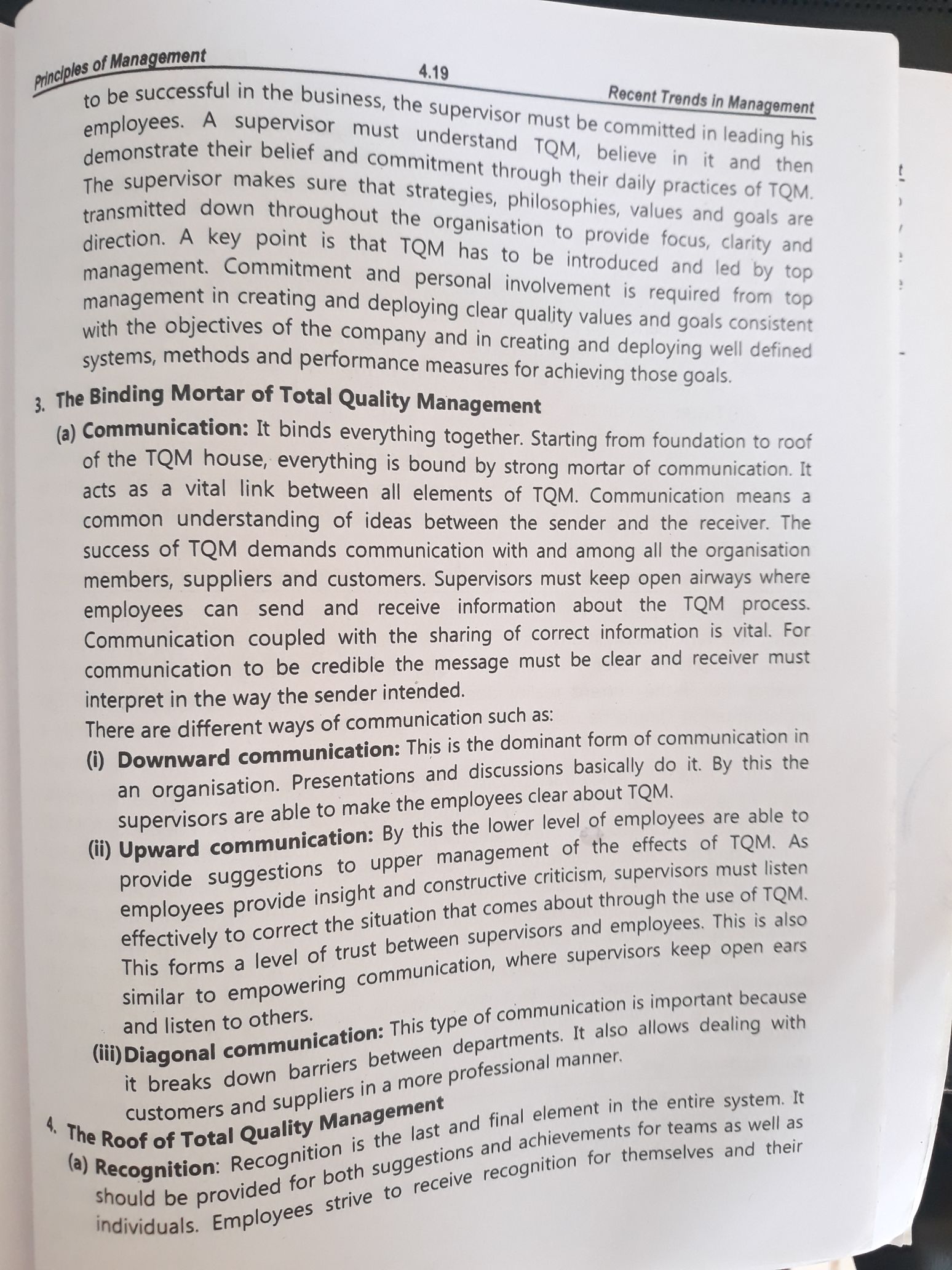 TQM - POM - Notes - Teachmint