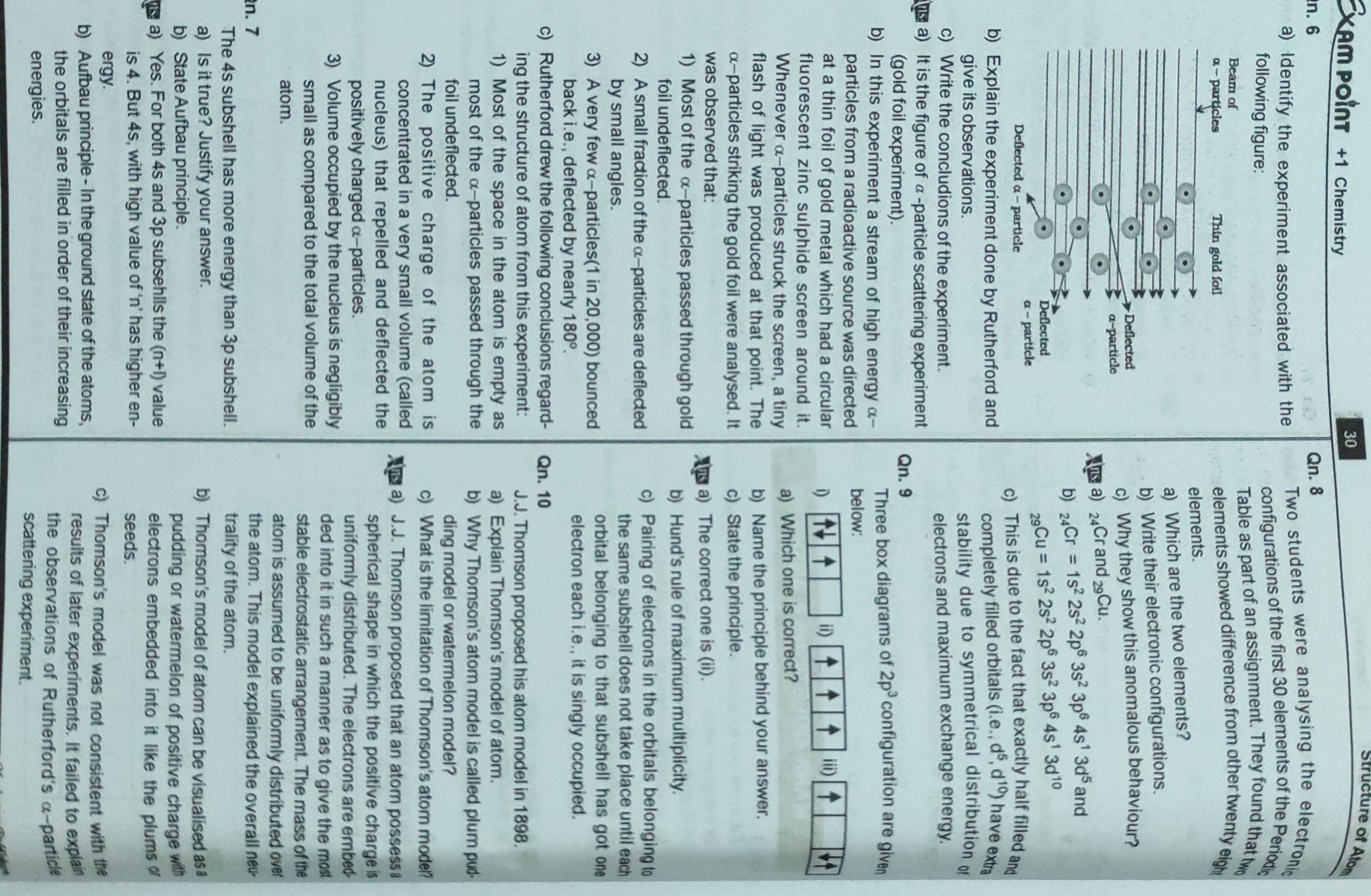 C2 - CHEMISTRY 1 - Notes - Teachmint