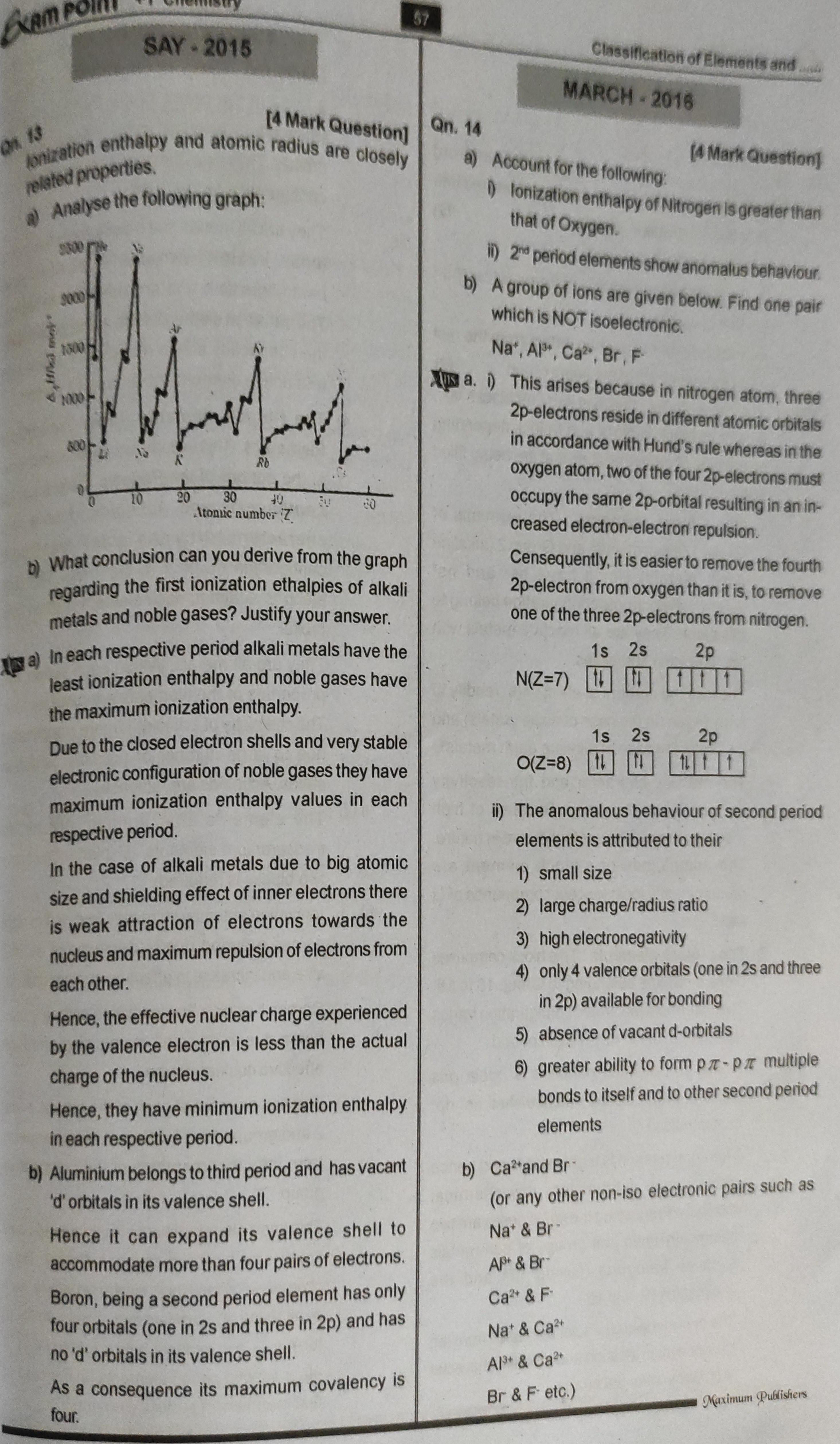 C3 - CHEMISTRY 1 - Notes - Teachmint