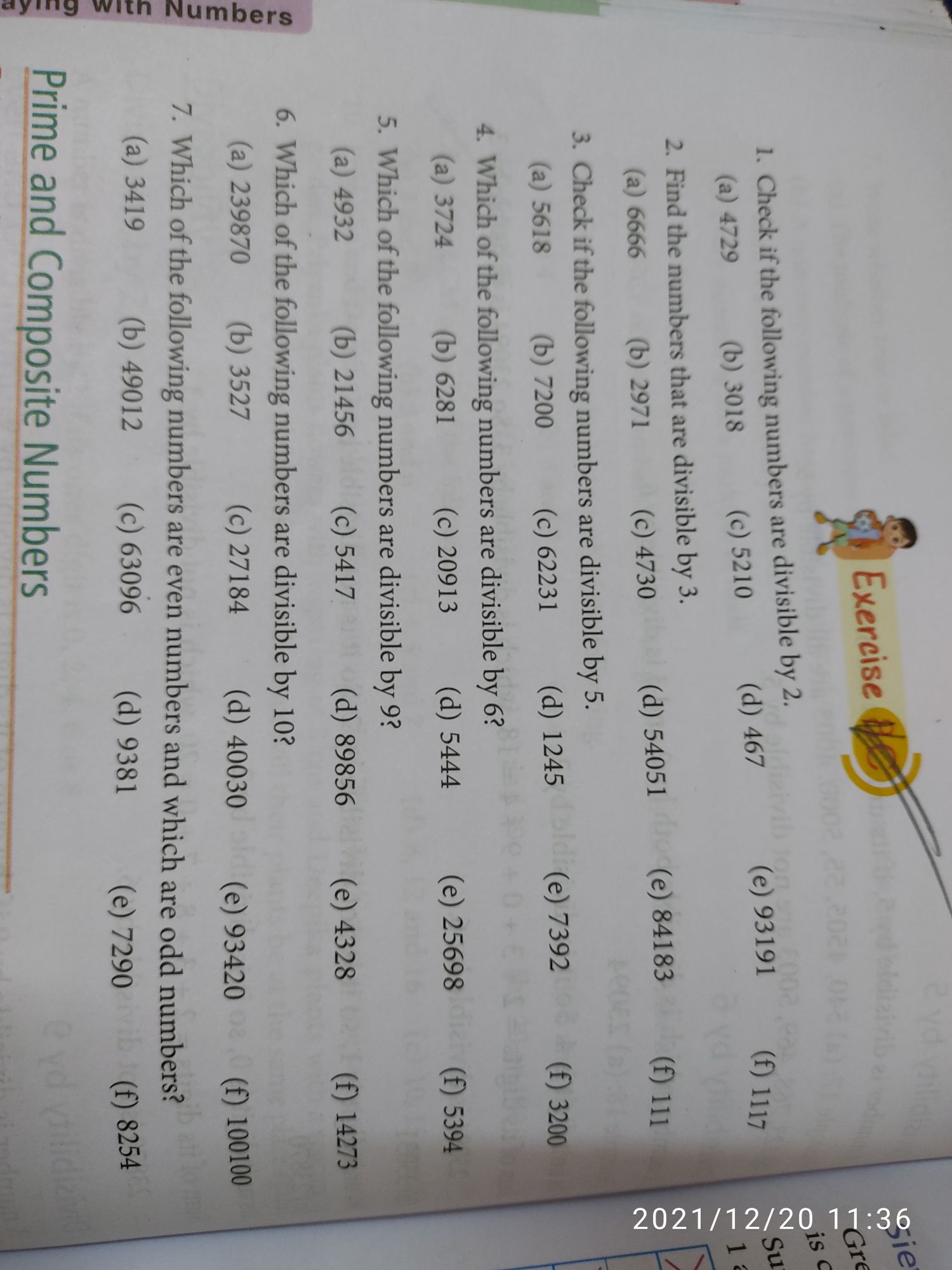 Divisibility Rules - Mathematics - Assignment - Teachmint