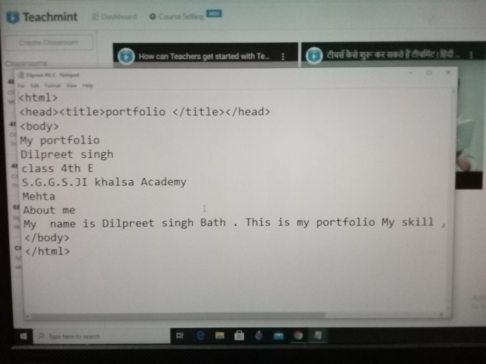 Html - CCS - Assignment - Teachmint