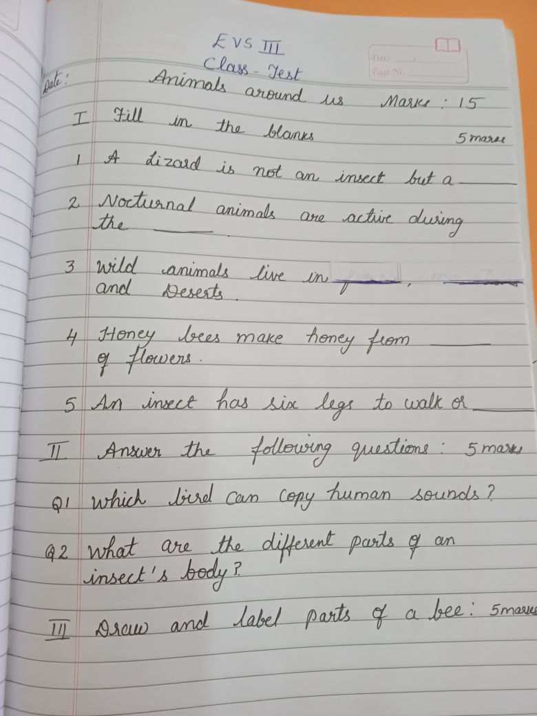 Class Test Evs Assignment Teachmint 2689