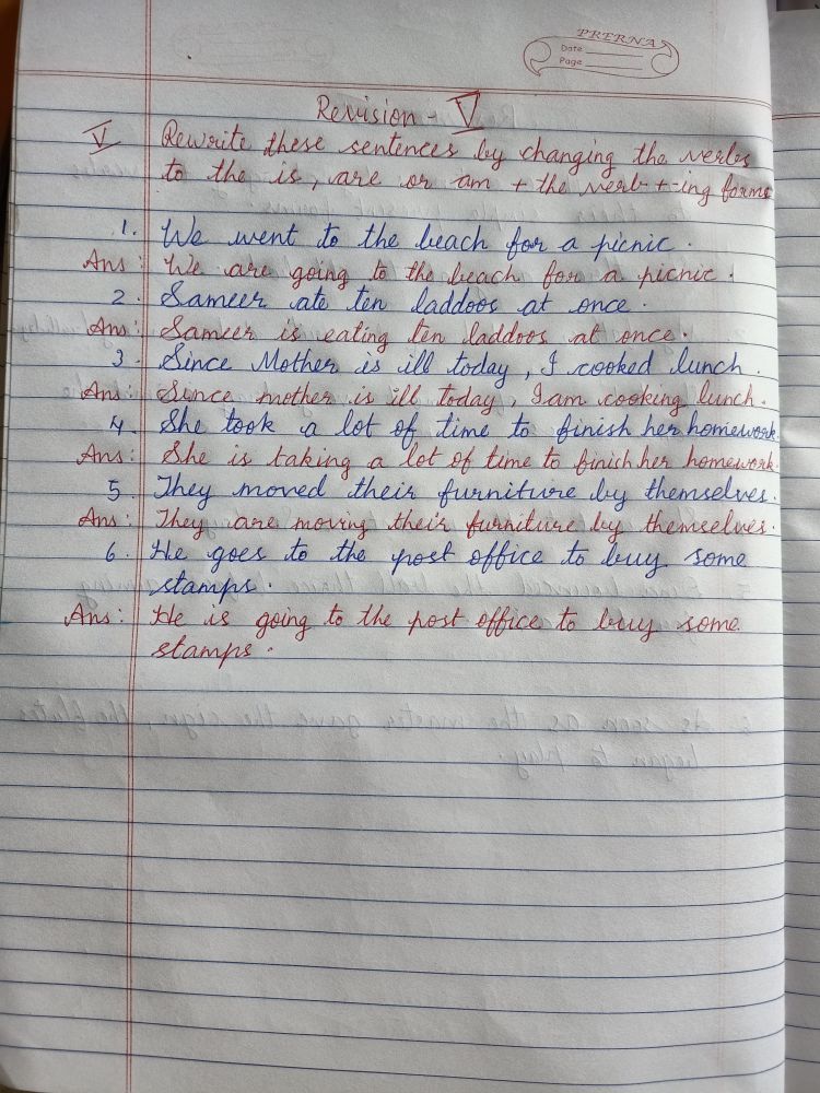 Grammar Revision-5 - English Course - Notes - Teachmint