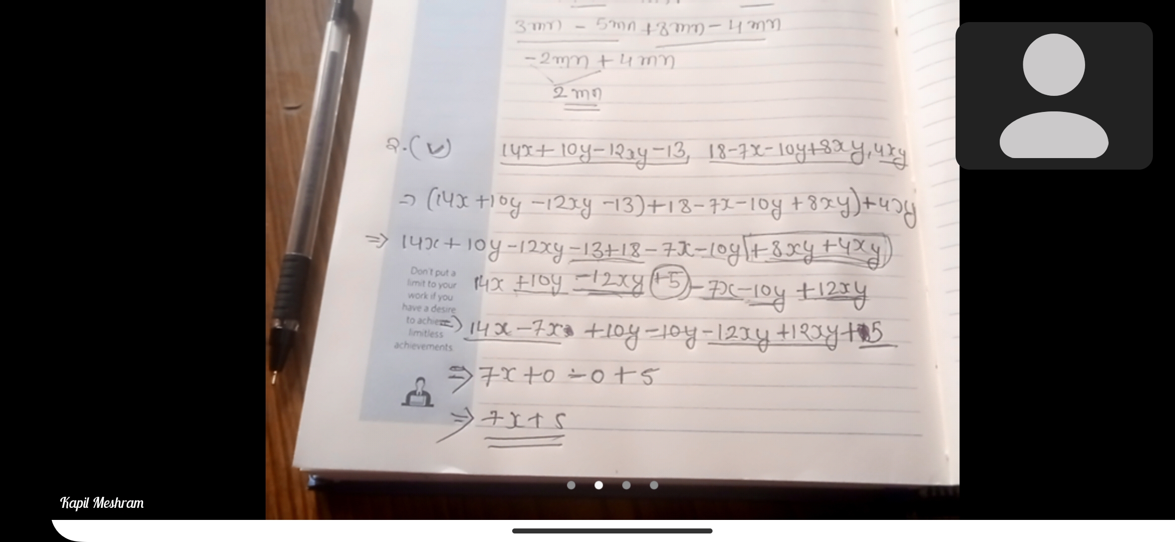 EXCERCISE 12.2 Q.2(v) - Maths - Notes - Teachmint