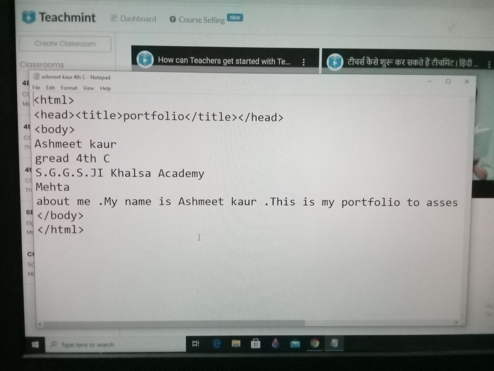 Html - CCS - Assignment - Teachmint