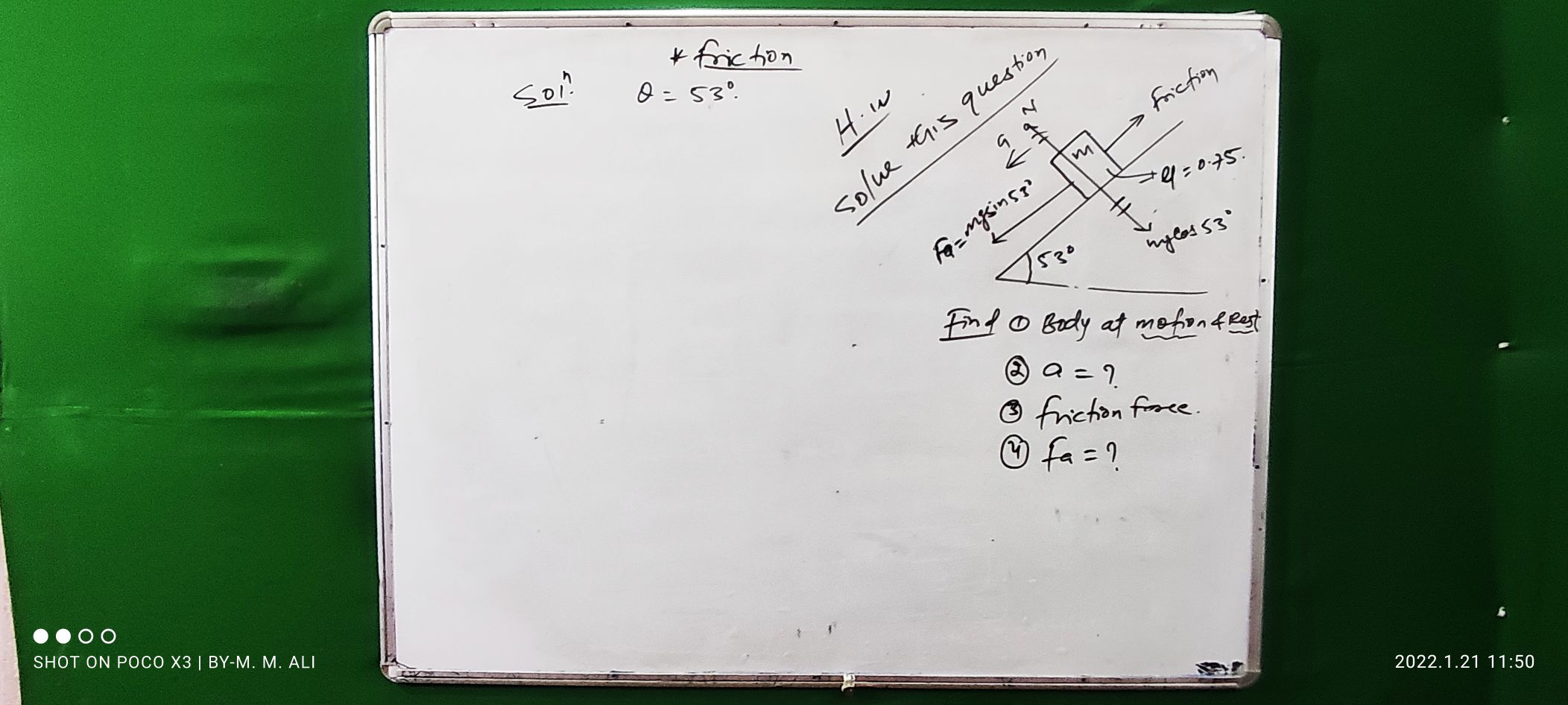 Friction - PHYSICS-12th - Assignment - Teachmint