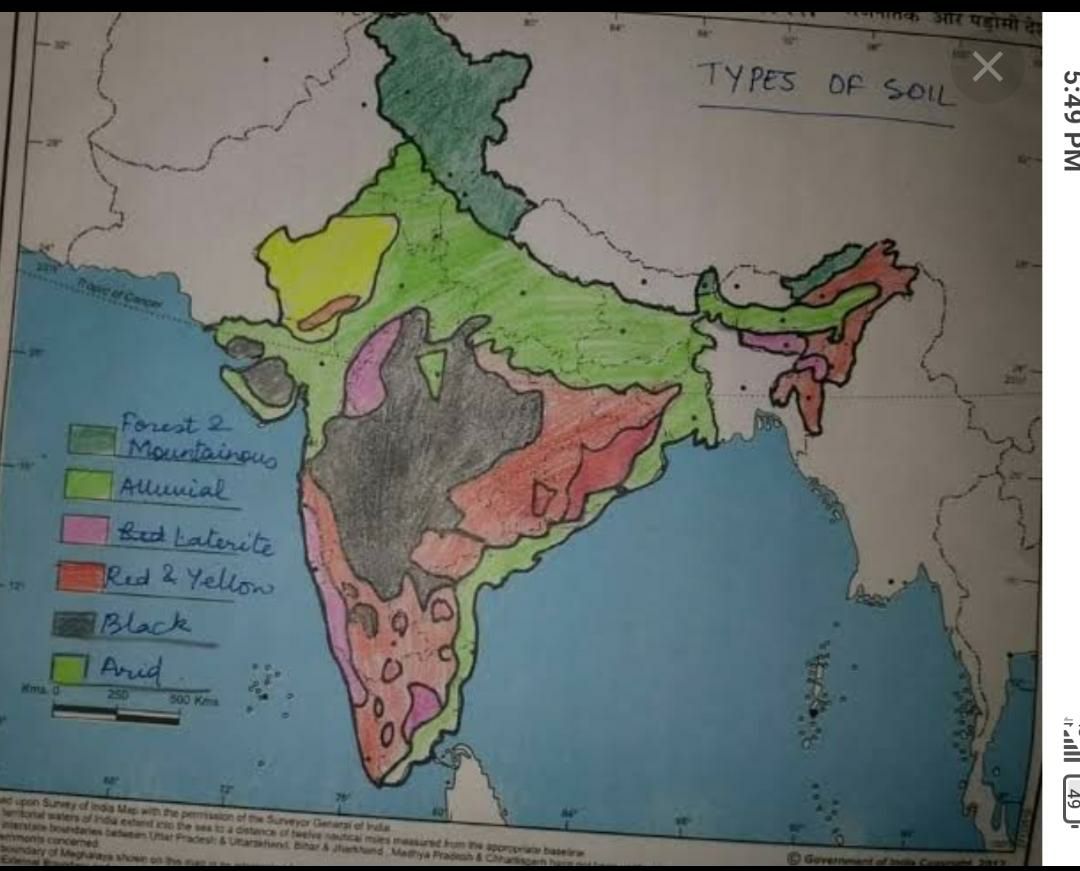 Map - Social Science - Assignment - Teachmint