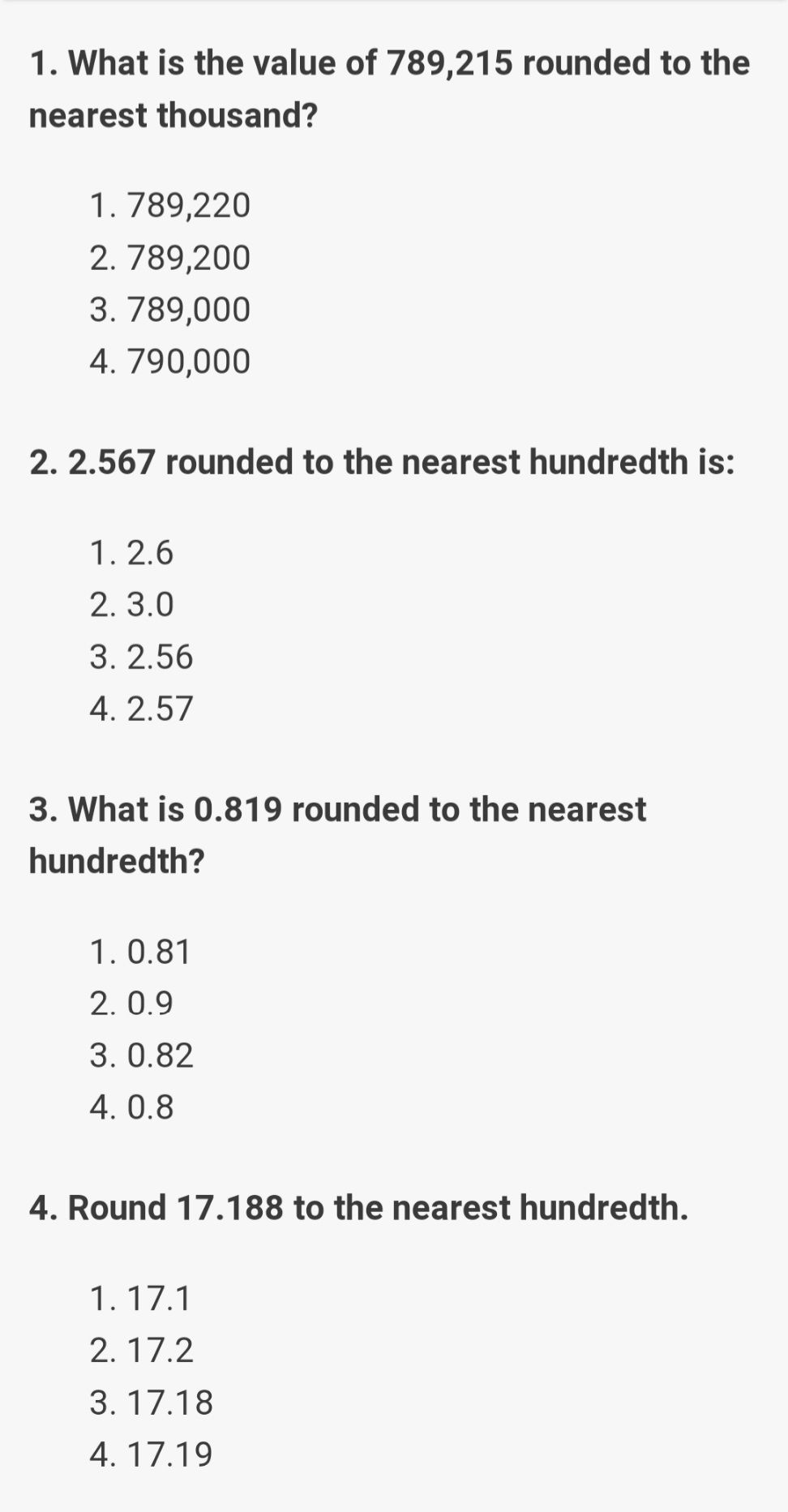 Knowing Our Numbers - Mathematics - Assignment - Teachmint