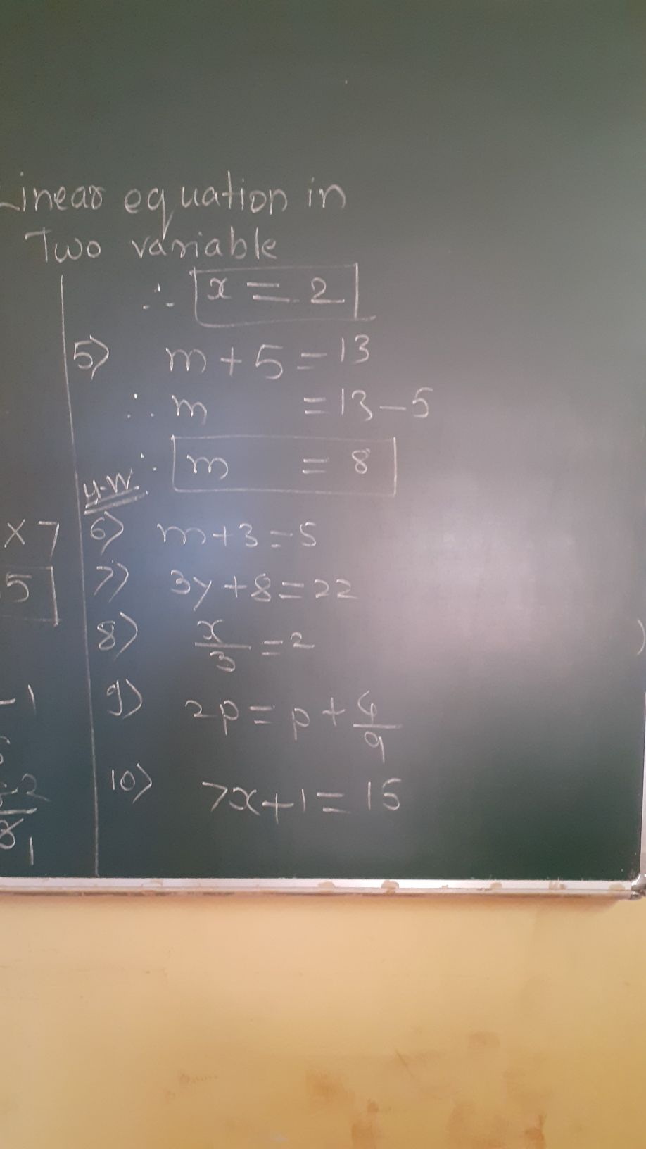 Linear Equation In Two Vriables - Maths - Assignment - Teachmint