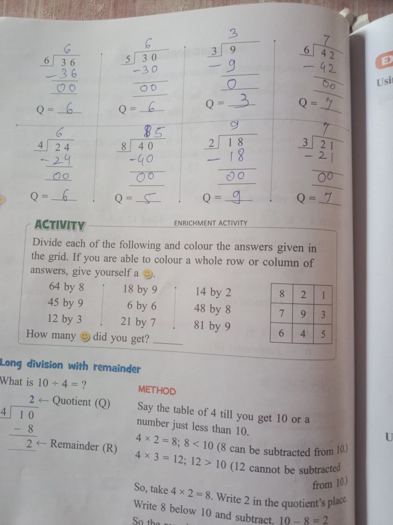 Division - Maths - Assignment - Teachmint