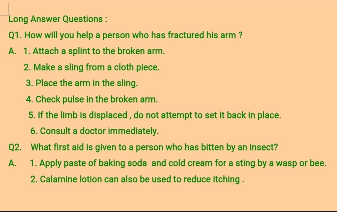 Long Q And A - E V S - Notes - Teachmint