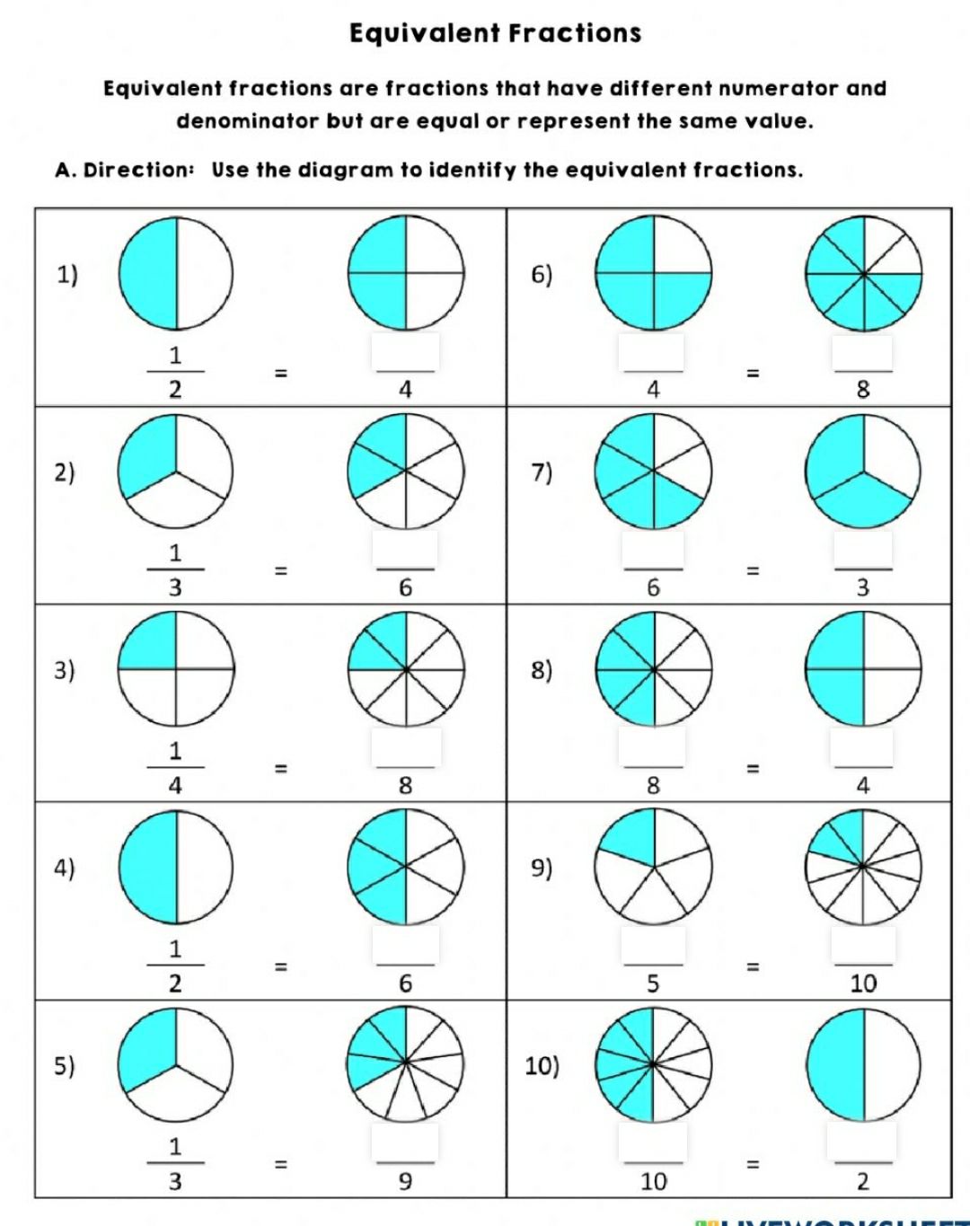 Fraction - Mathematics - Subjective Test - Teachmint