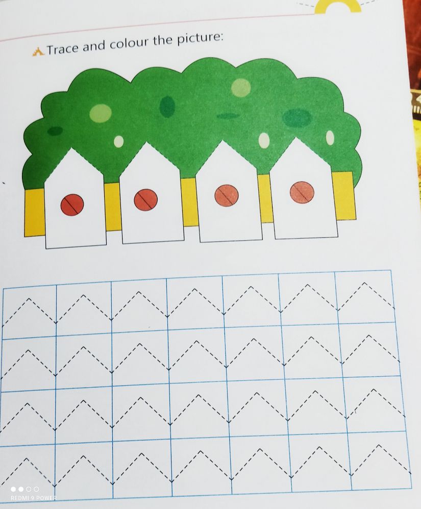 Trace And Colour Zigzag Line - Pattern And ABCD - Assignment - Teachmint