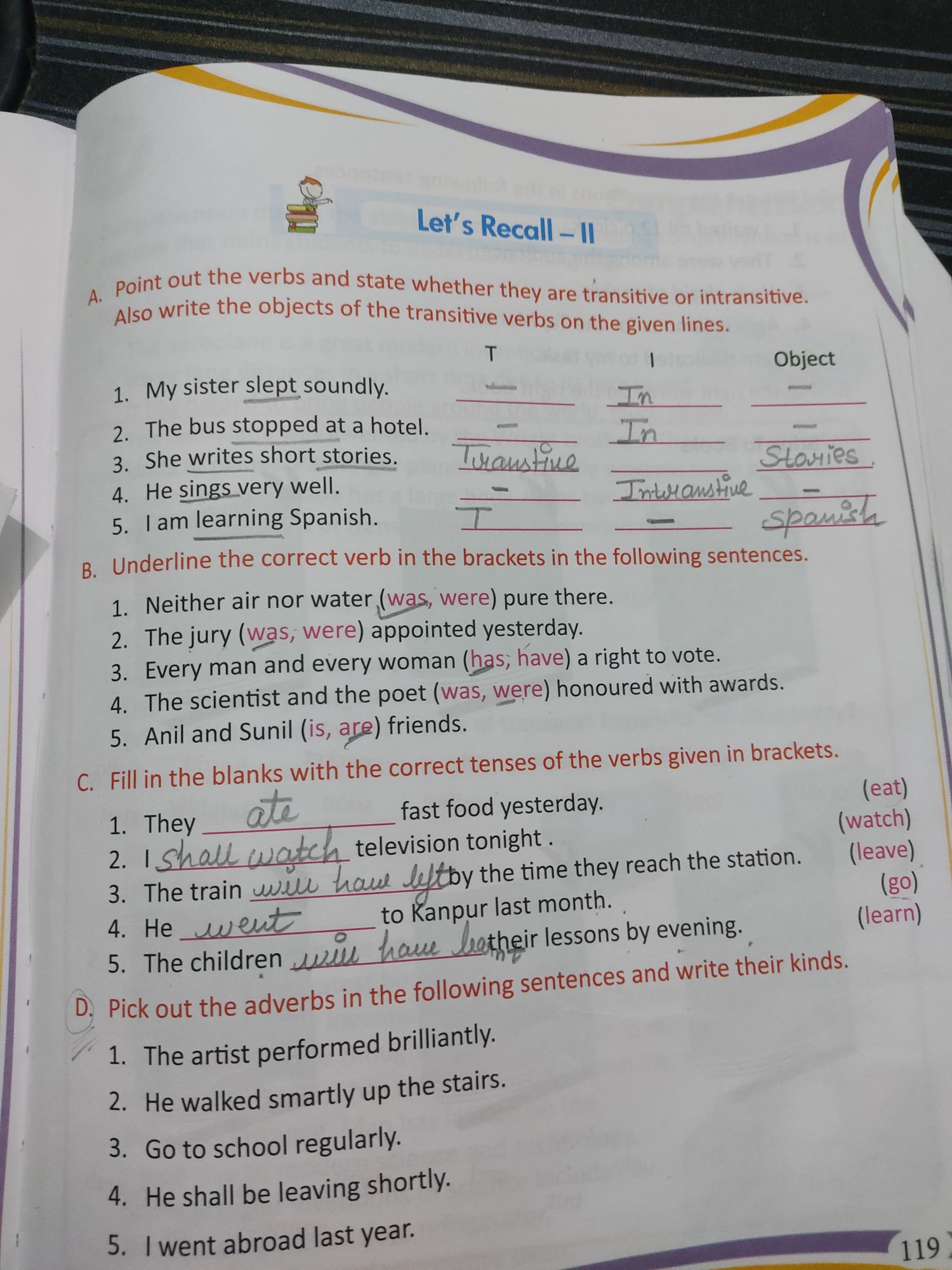 Lets Recall 2 - English Grammar - Notes - Teachmint