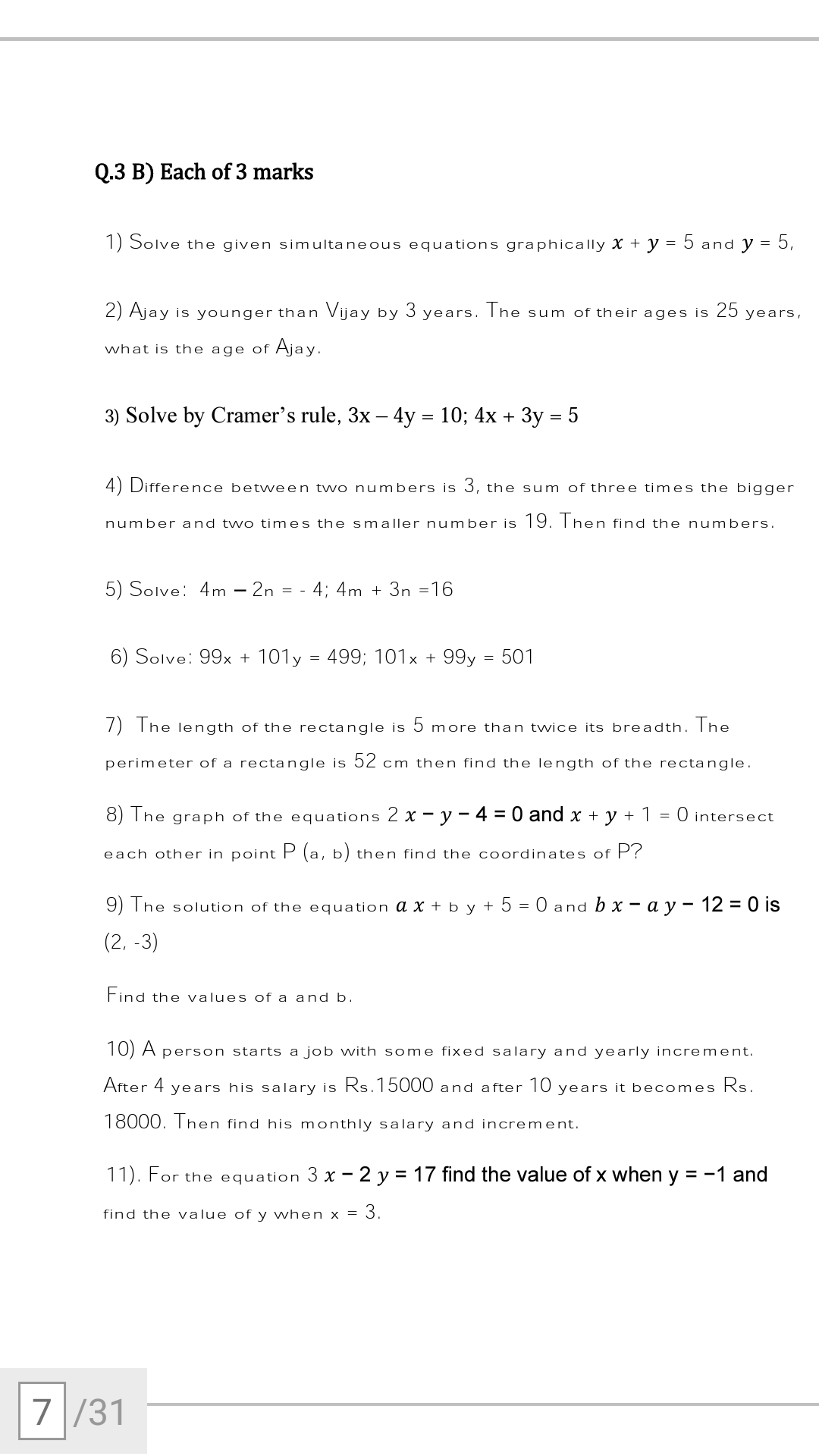Worksheet(Maths 1) - Maths - Notes - Teachmint