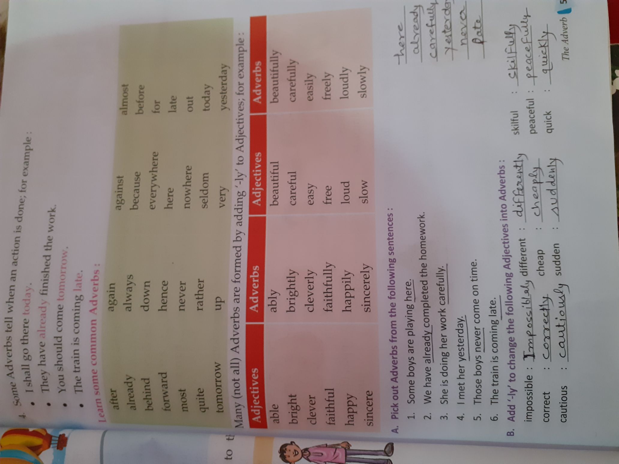 Adverb - English - Assignment - Teachmint