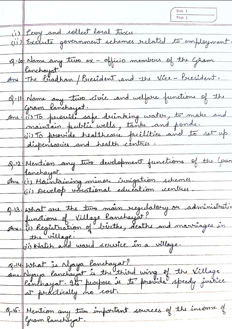Chapter 6 - Social Studies - Notes - Teachmint