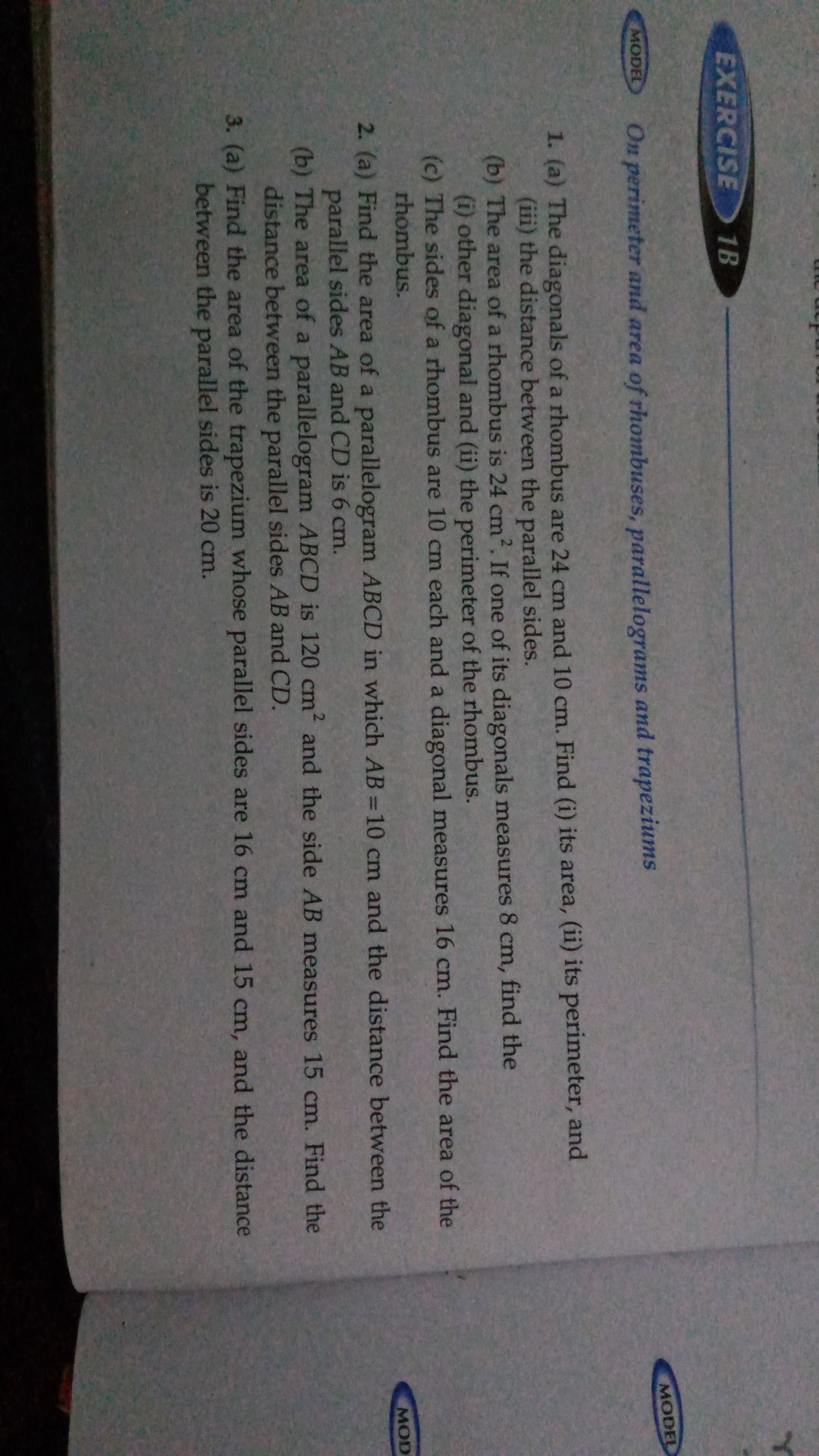 Area And Perimeter - Mathematics - Assignment - Teachmint