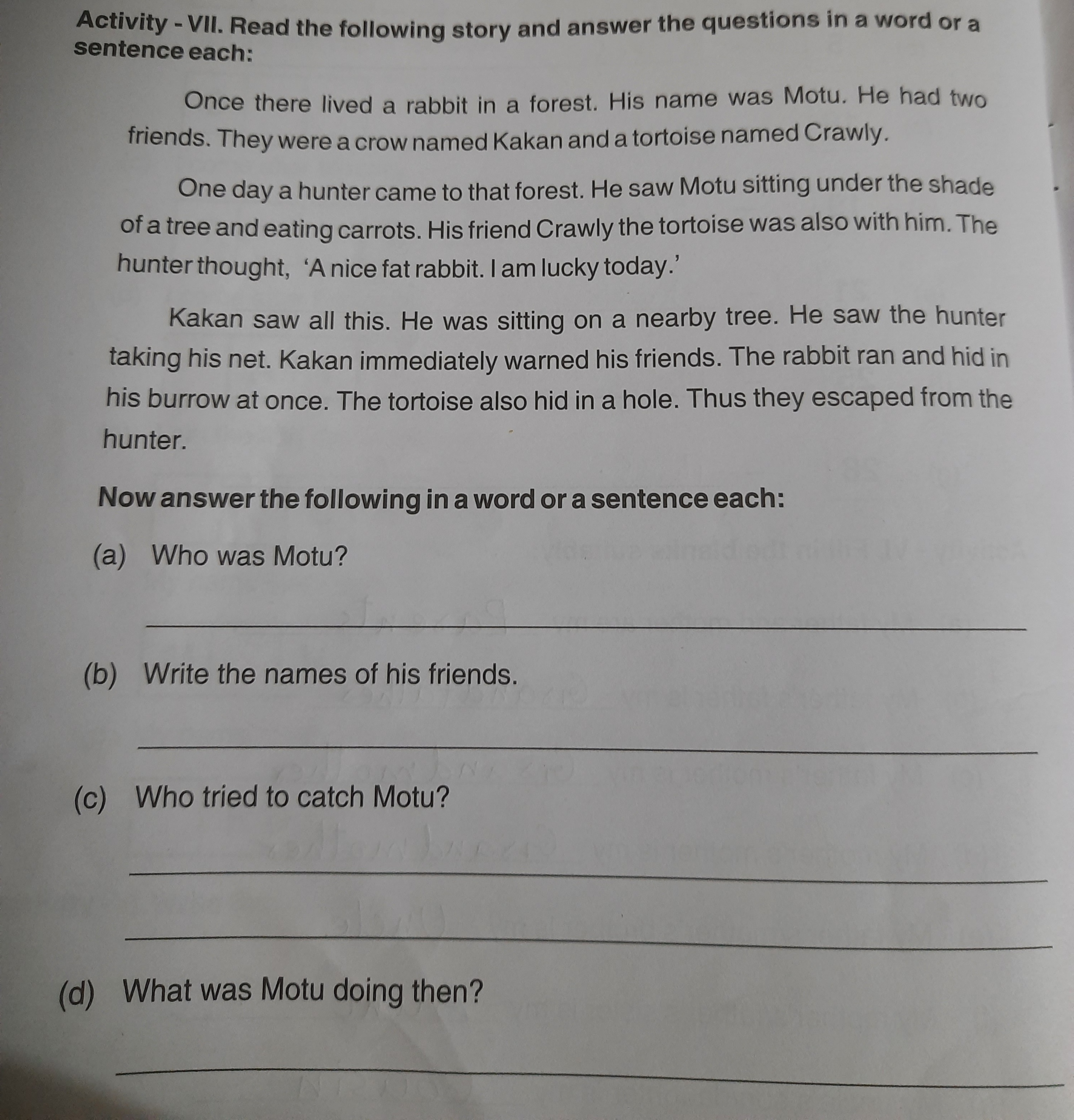 Unit 6 Activity 1 English Notes Teachmint