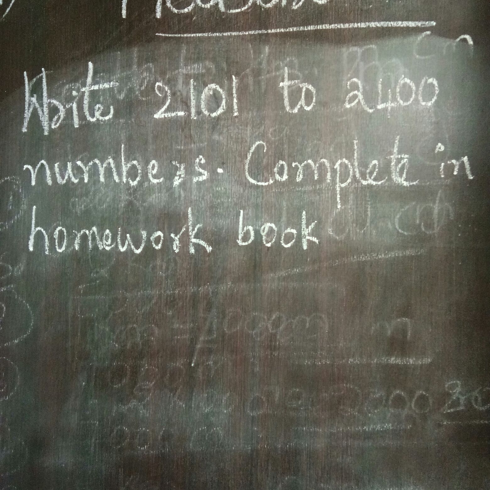 2101 to 2400 numbers - Mathematics - Assignment - Teachmint