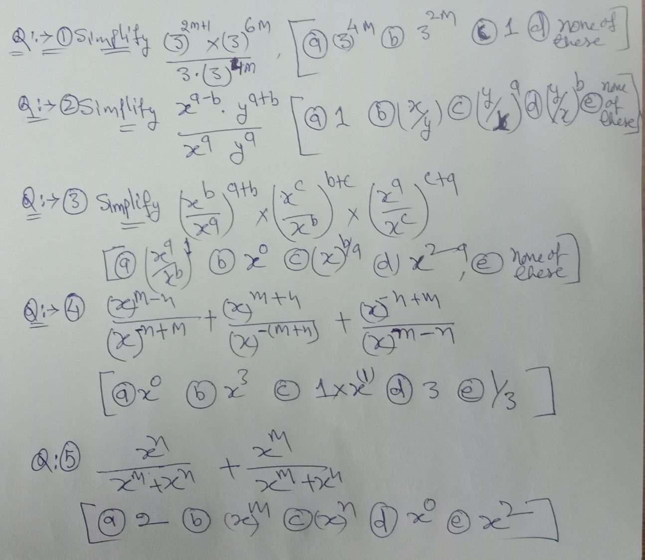 Set 2 - Maths - Assignment - Teachmint