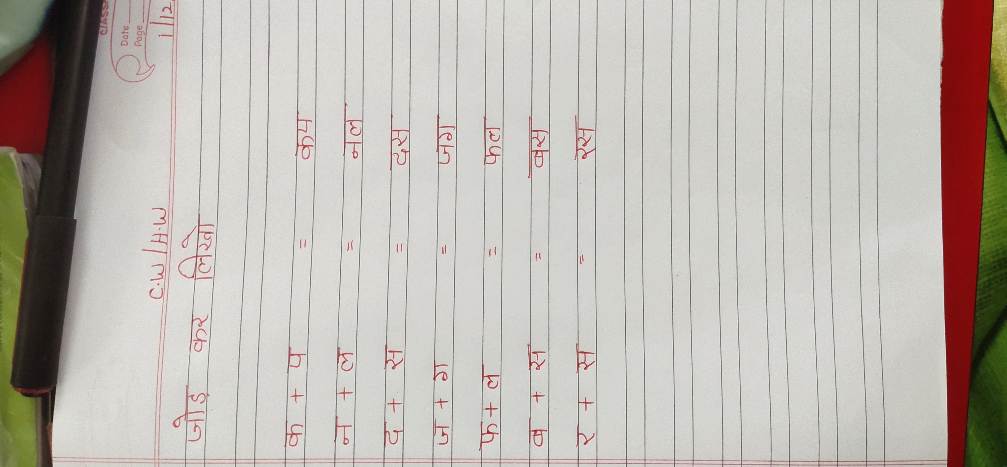 Hindi Note Book Work - All Subjects - Notes - Teachmint