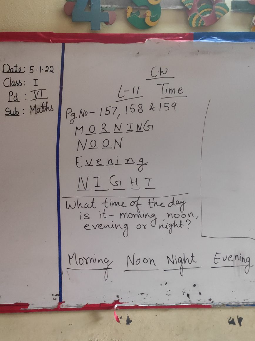 Lesson- 11 Time - Maths - Notes - Teachmint